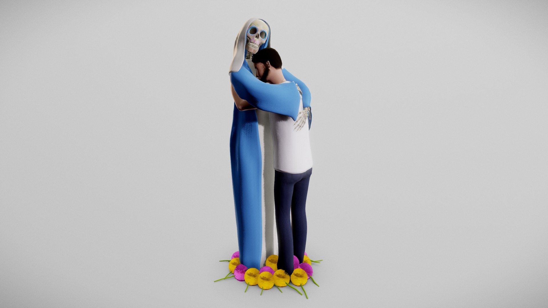 Mary's hug - Download Free 3D model by Erika Moya (@opponent019 ...