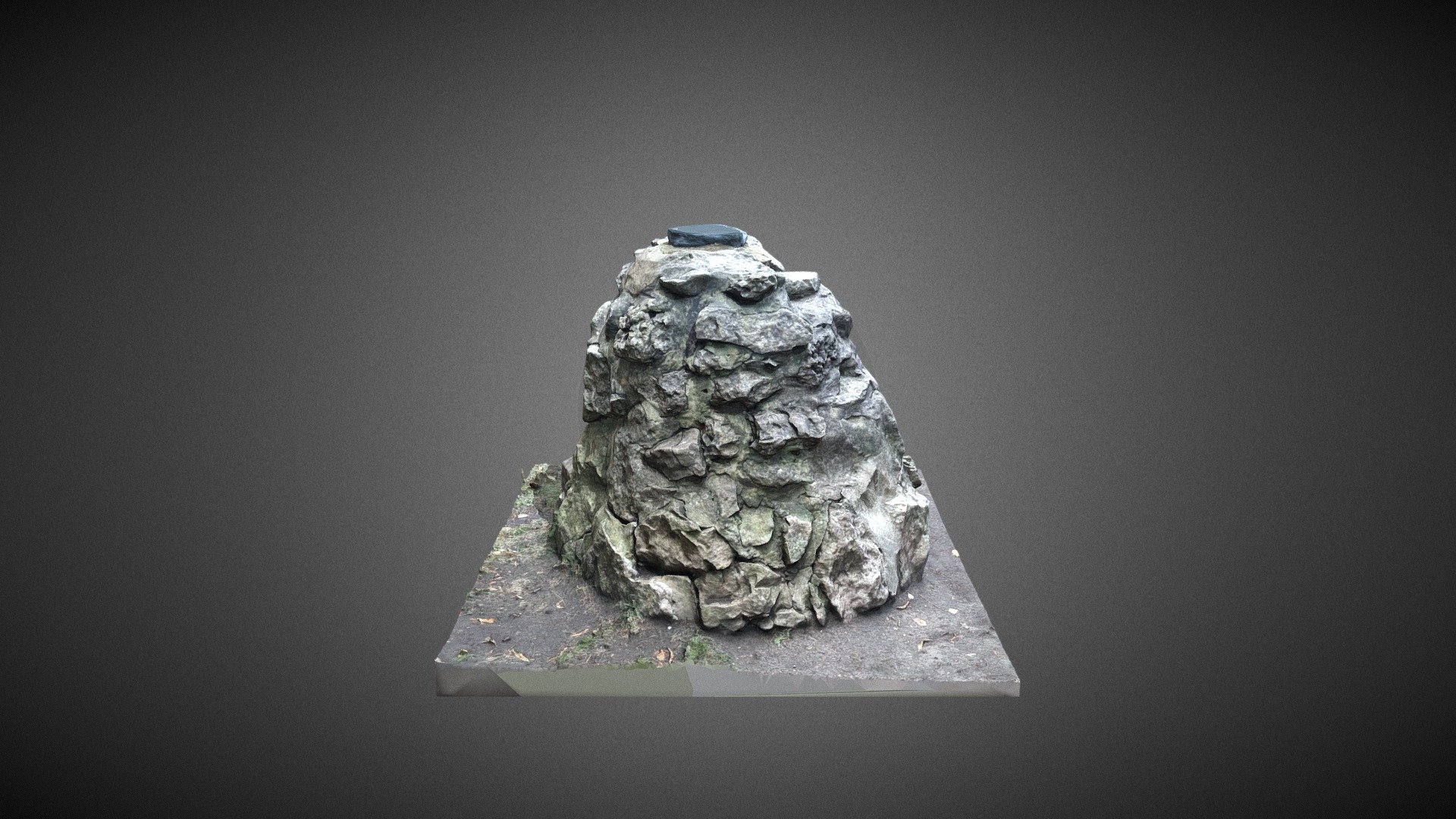 Rock Statue Base - Buy Royalty Free 3D model by DAC Photoscan ...