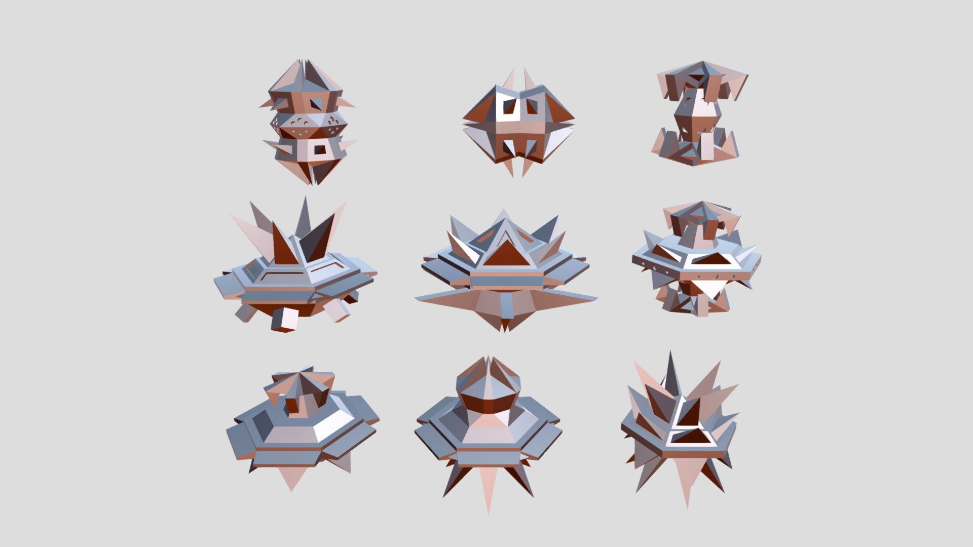 Polygon Aliens/Space-craft - Download Free 3D model by Trockk ...