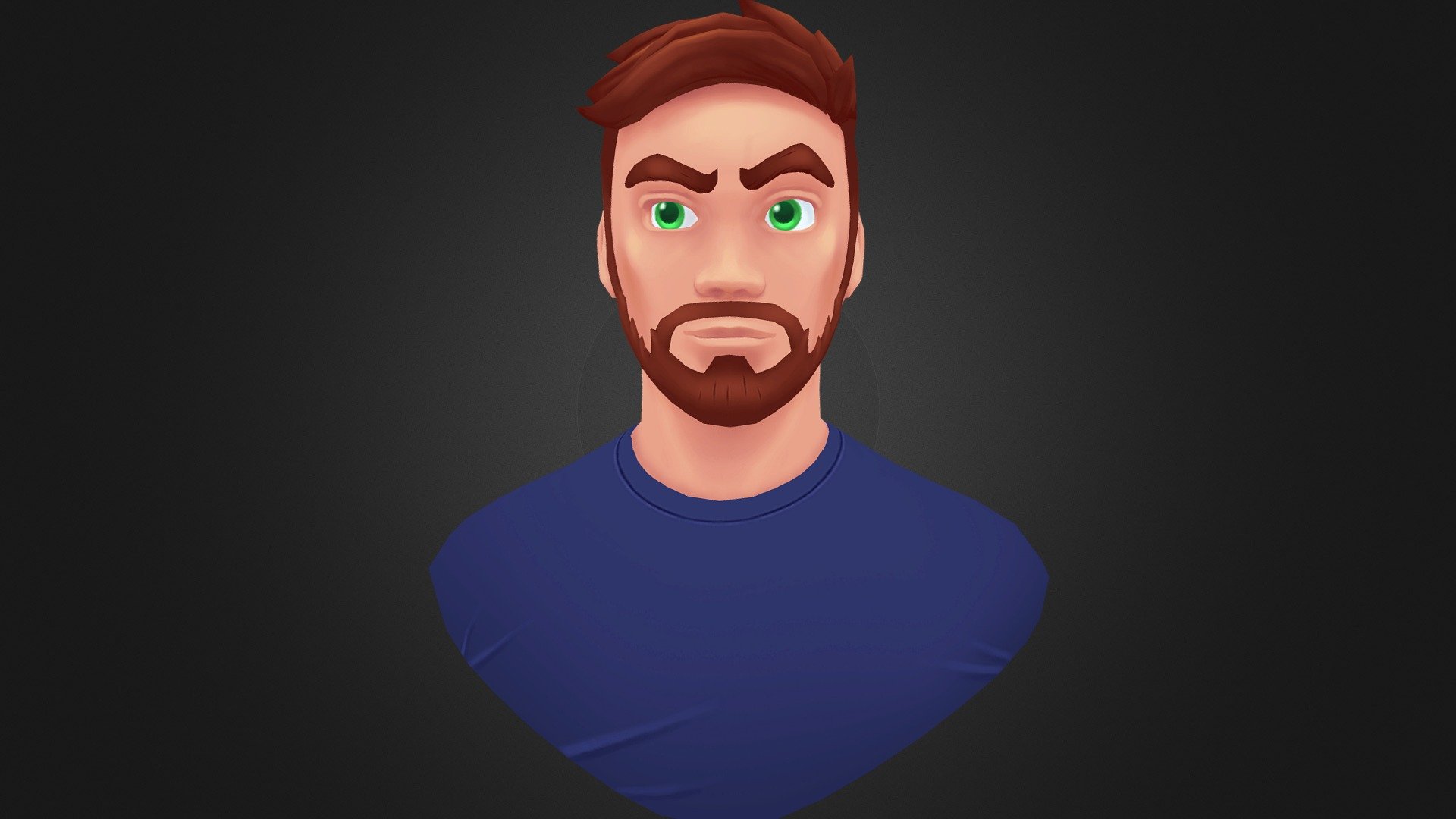 Self Portrait - Hand Painted - 3D model by Bleached Ink (@bleachedink ...