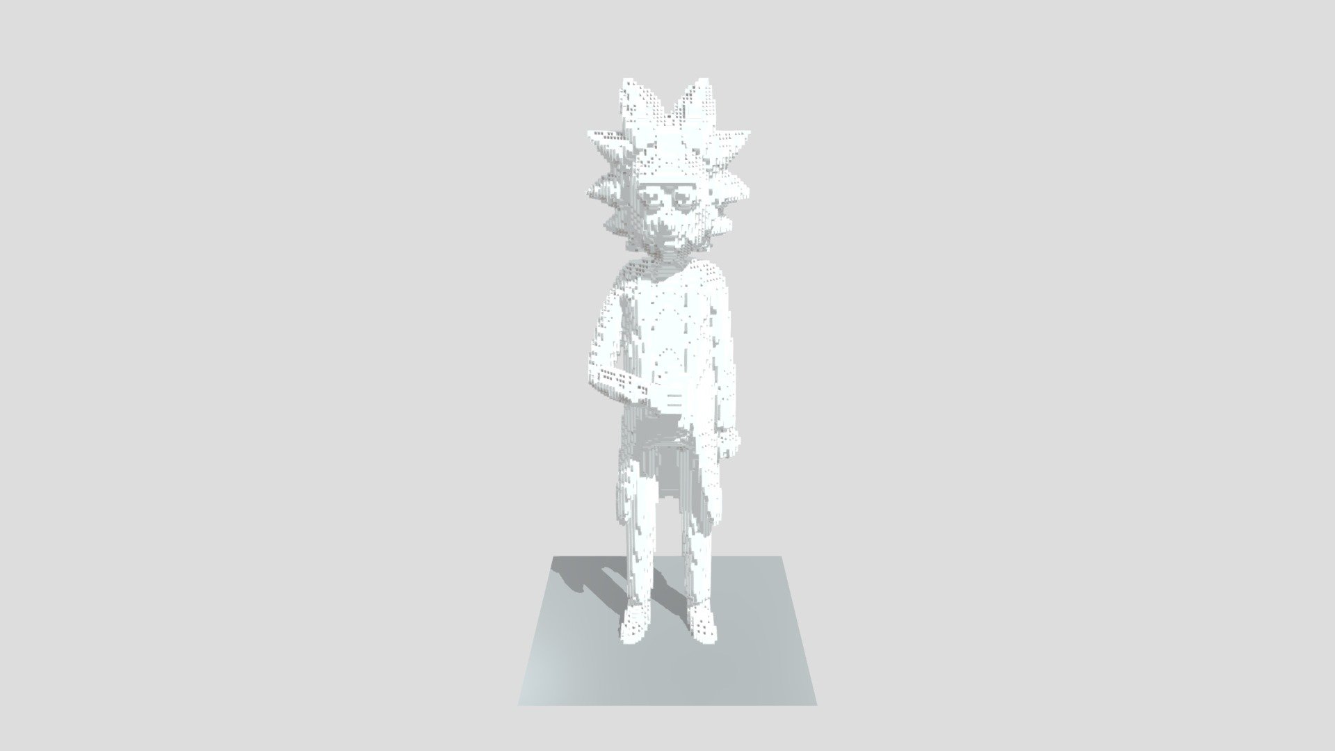 Voxel Rick - Download Free 3D model by agentstrix [a283efc] - Sketchfab