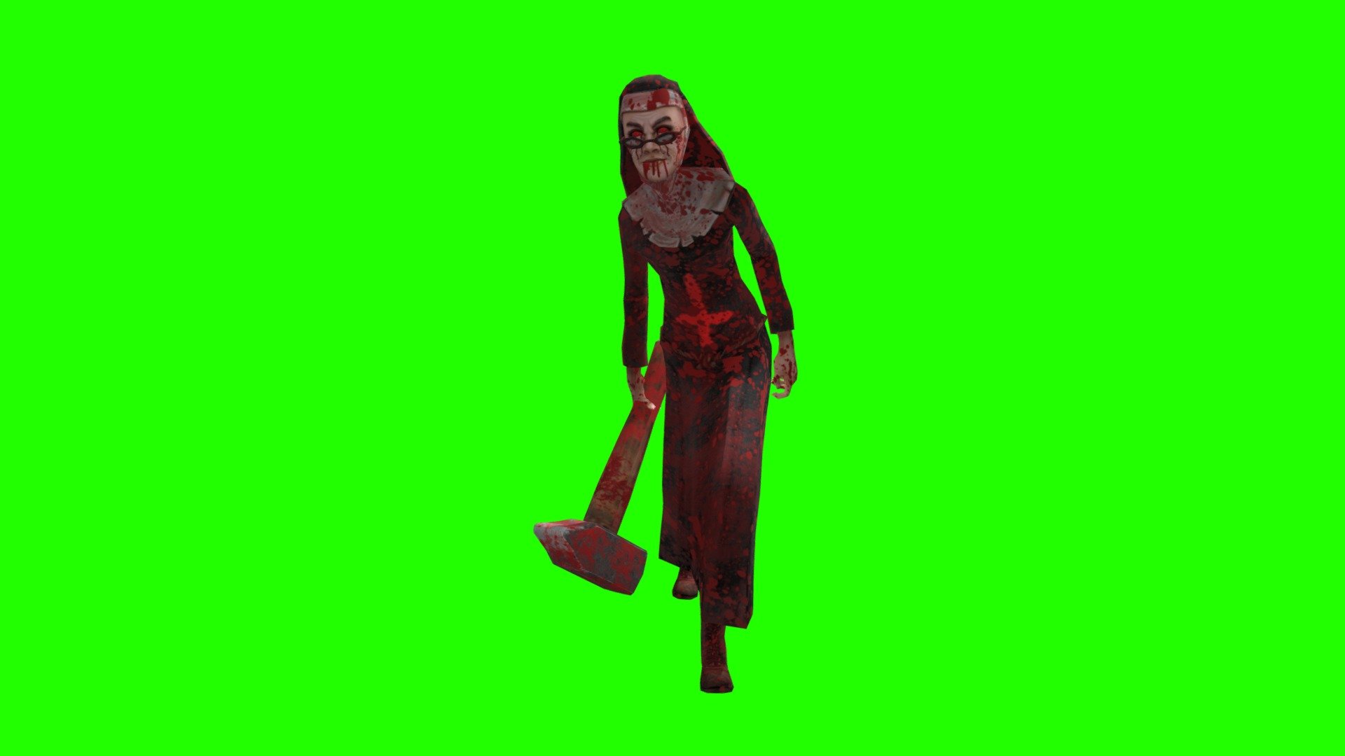 EVIL NUN MAZE NIGHTMARE MOD - Download Free 3D model by Dark Phantom ...