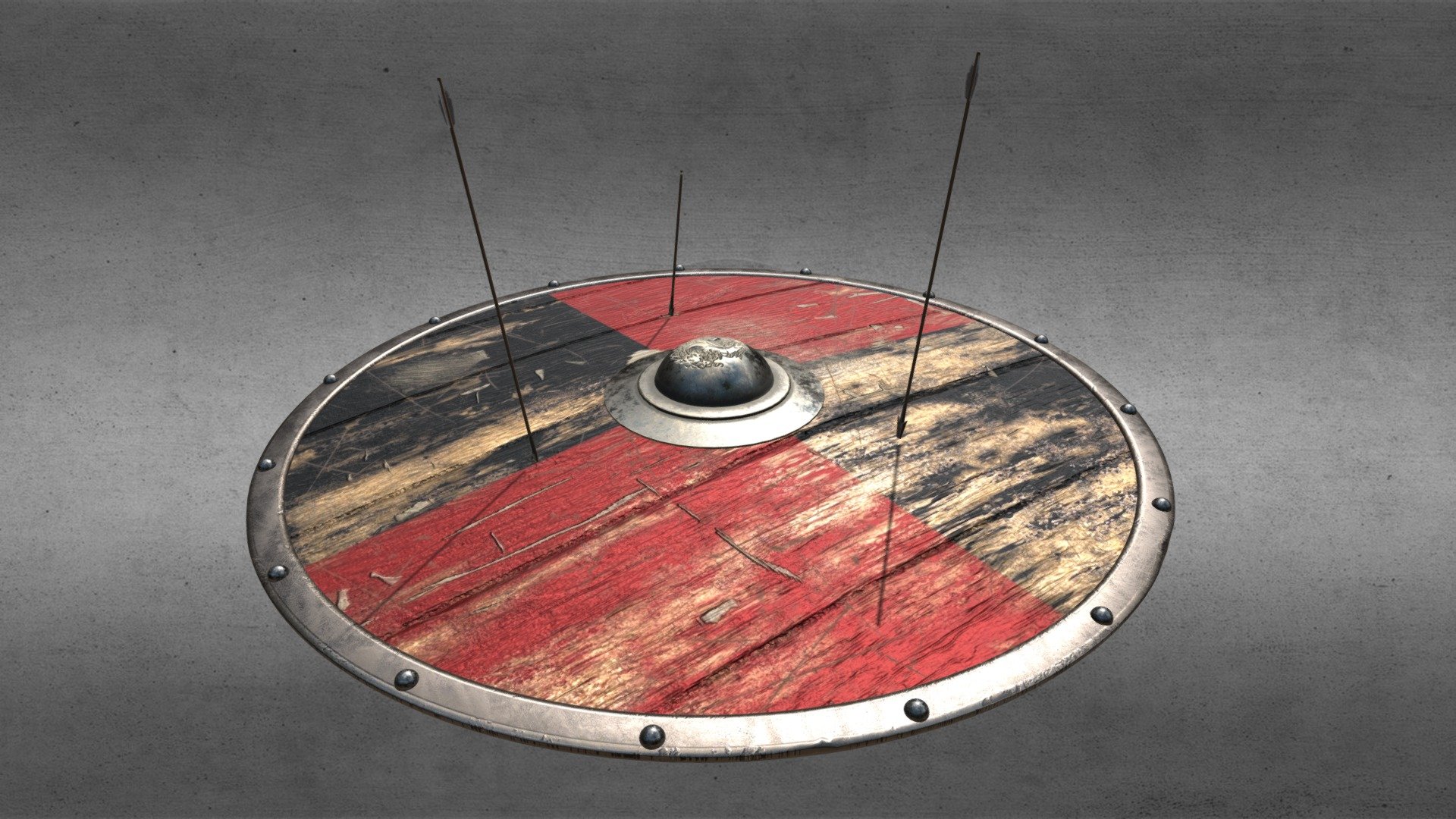 barbarian_shield - 3D model by pezo (@pelyvus9) [a28468d] - Sketchfab