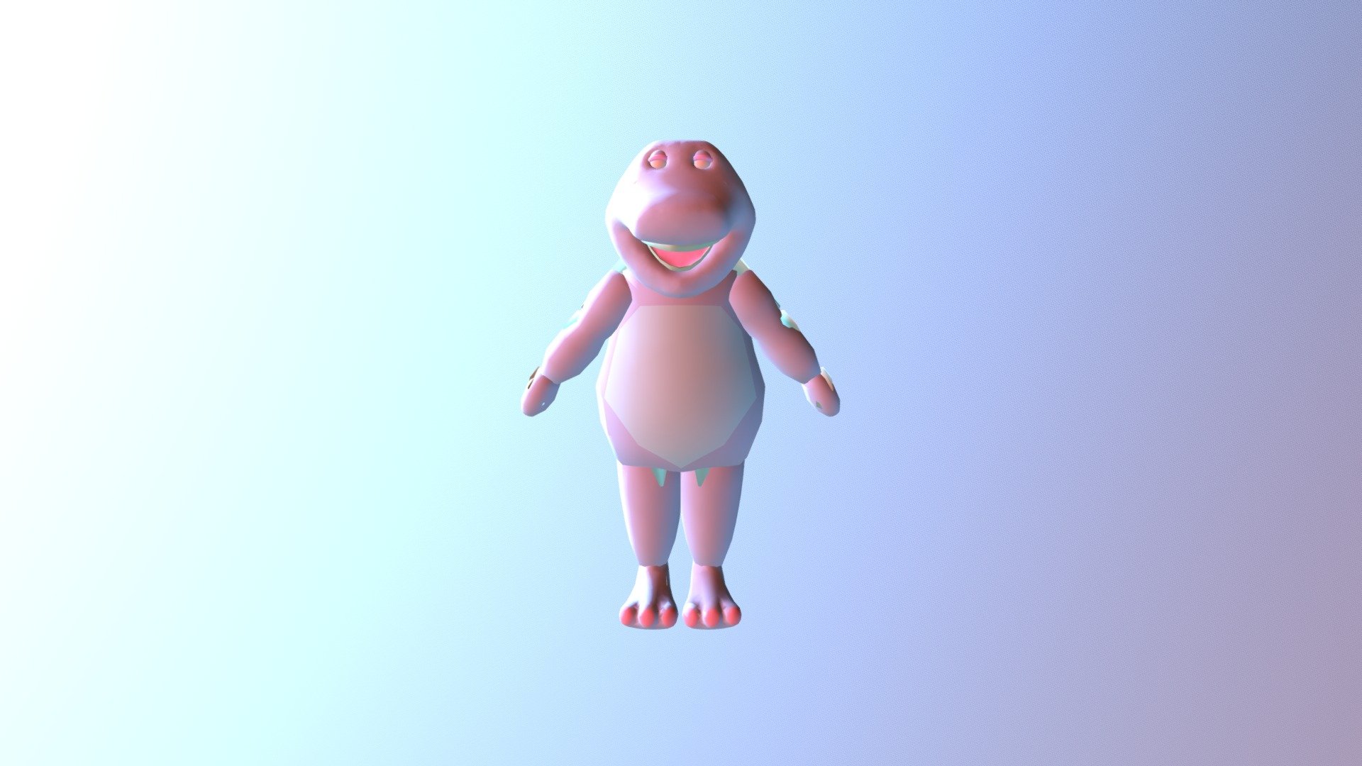 Barney - 3D model by badanon1 [a2861ba] - Sketchfab