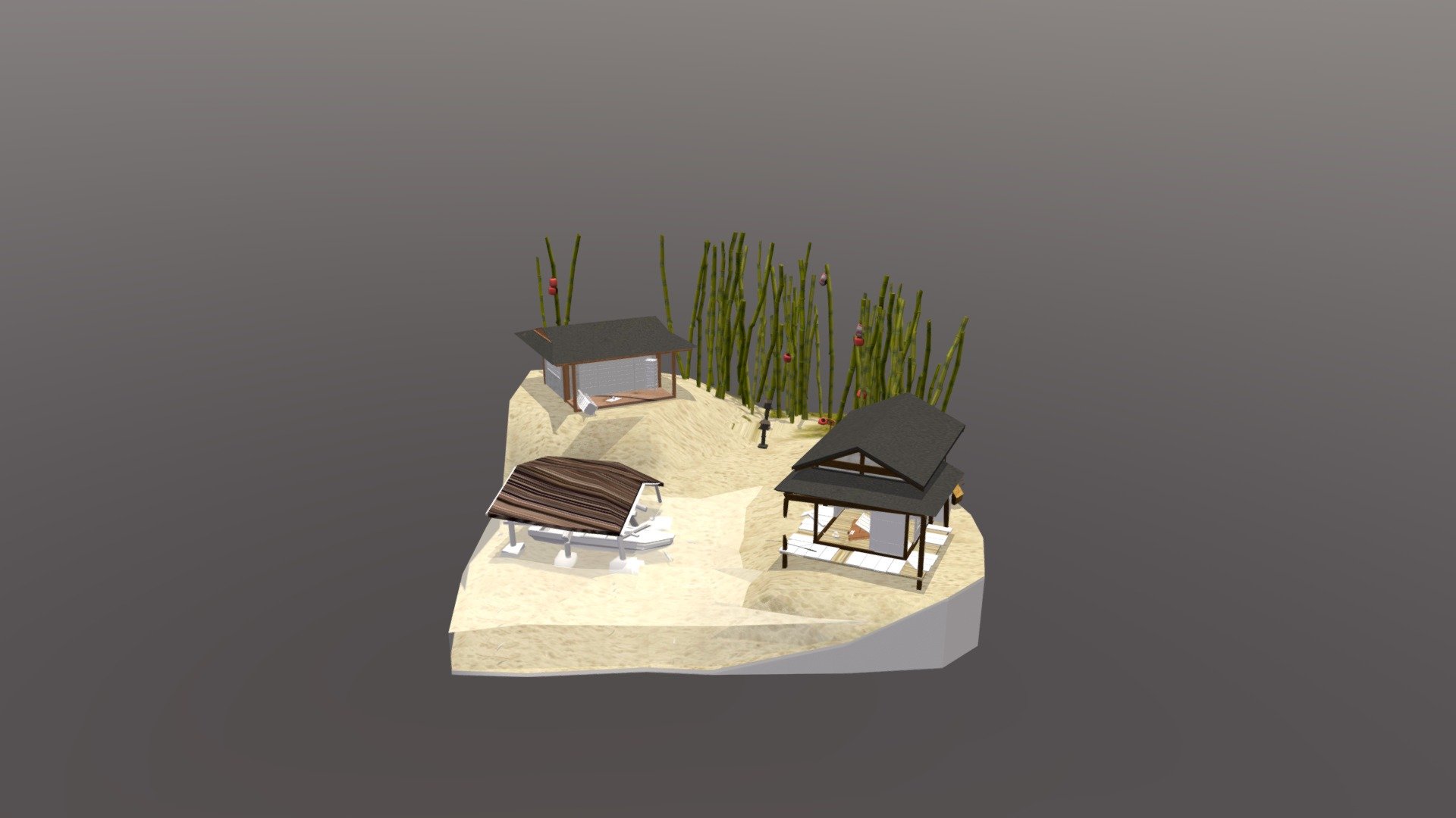 BeachDiorama - 3D model by CoppensNoah [a2872ed] - Sketchfab