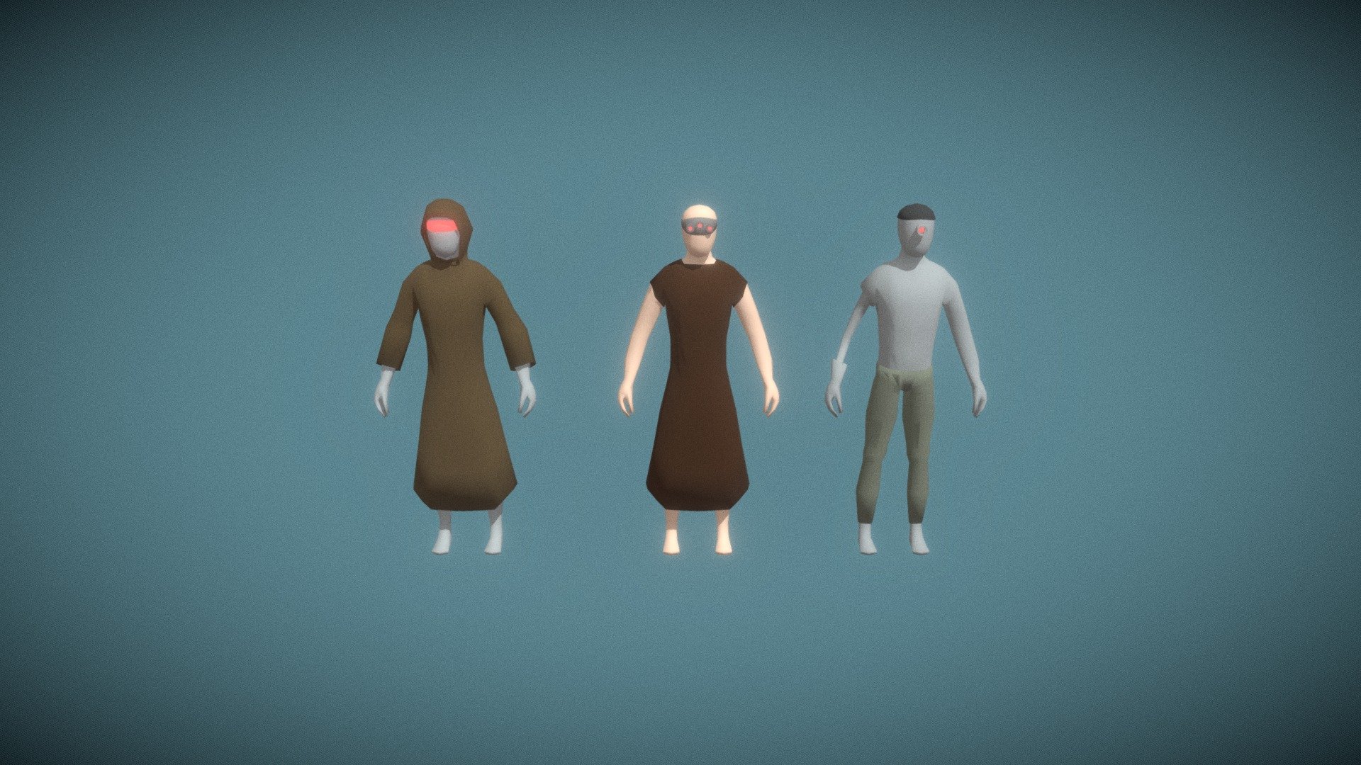 Npcs for mobile game - 3D model by Adrián Pueyo Bernardini ...