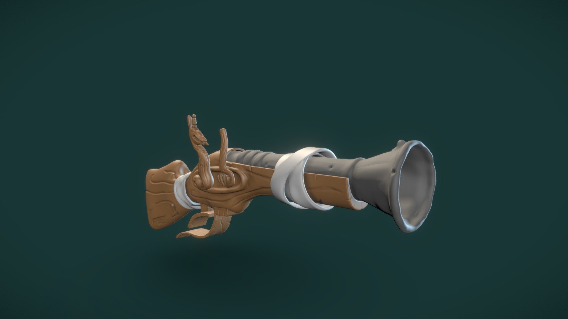 Trabuco_gun - 3D model by arnout1812 [a2891b4] - Sketchfab