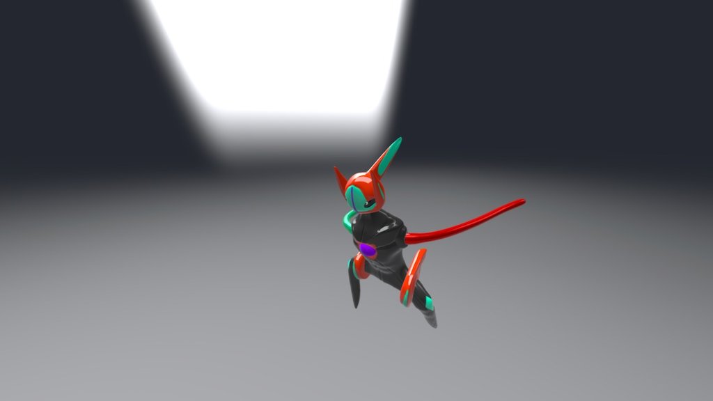 Deoxys - 3D model by DeusBreno [a28a204] - Sketchfab
