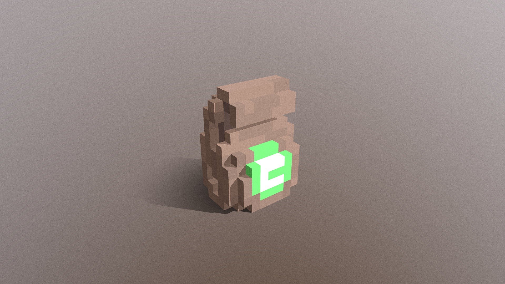 voxel paper bag - Download Free 3D model by Nomadyan [a28ba6f] - Sketchfab