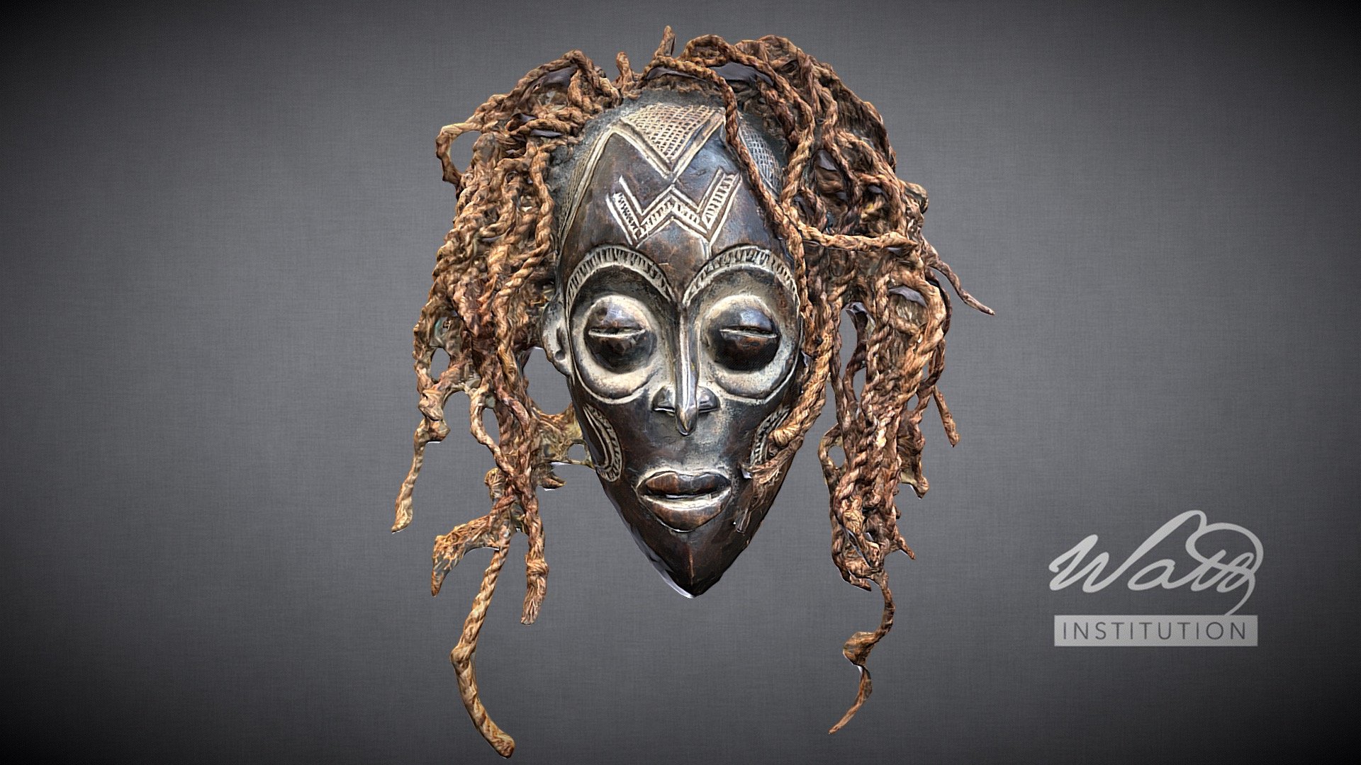 Pwo mask made by the Tchokwe people - Download Free 3D model by The ...