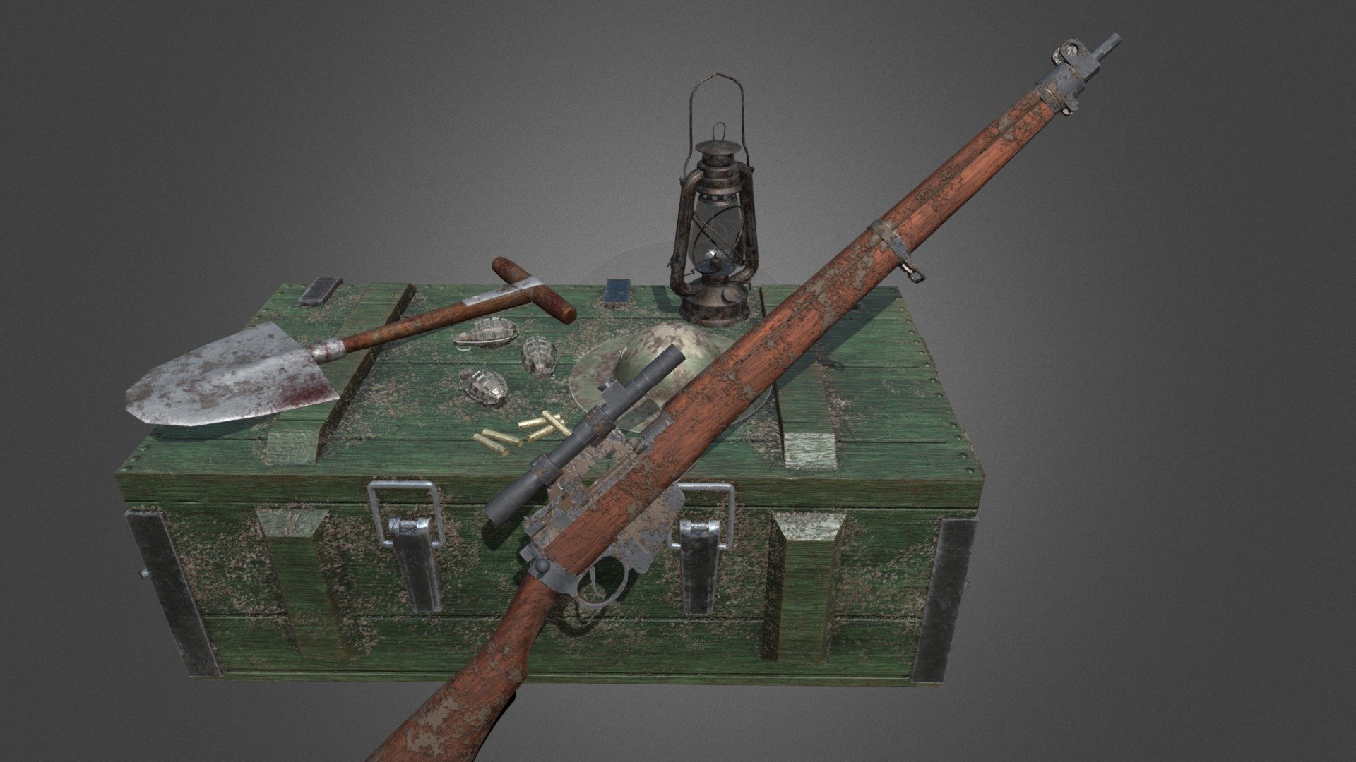 FEP War Asset Pack - 3D model by MilanDobrita [a28e835] - Sketchfab