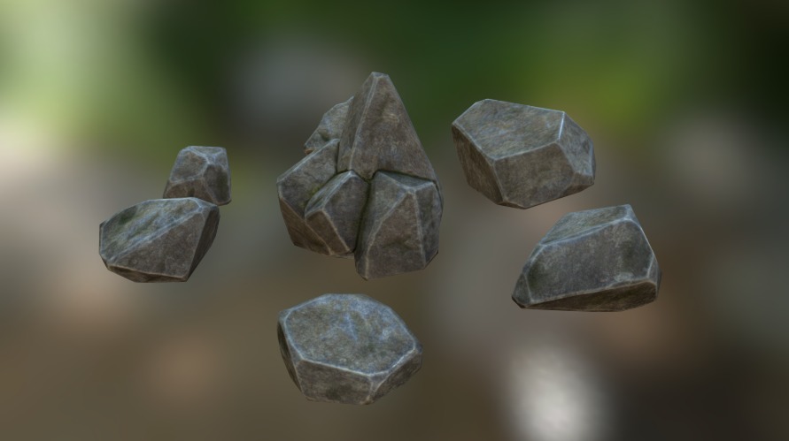 Real Stones 01 - 3D model by Jiexa (@cx_ivanich) [a28f155] - Sketchfab