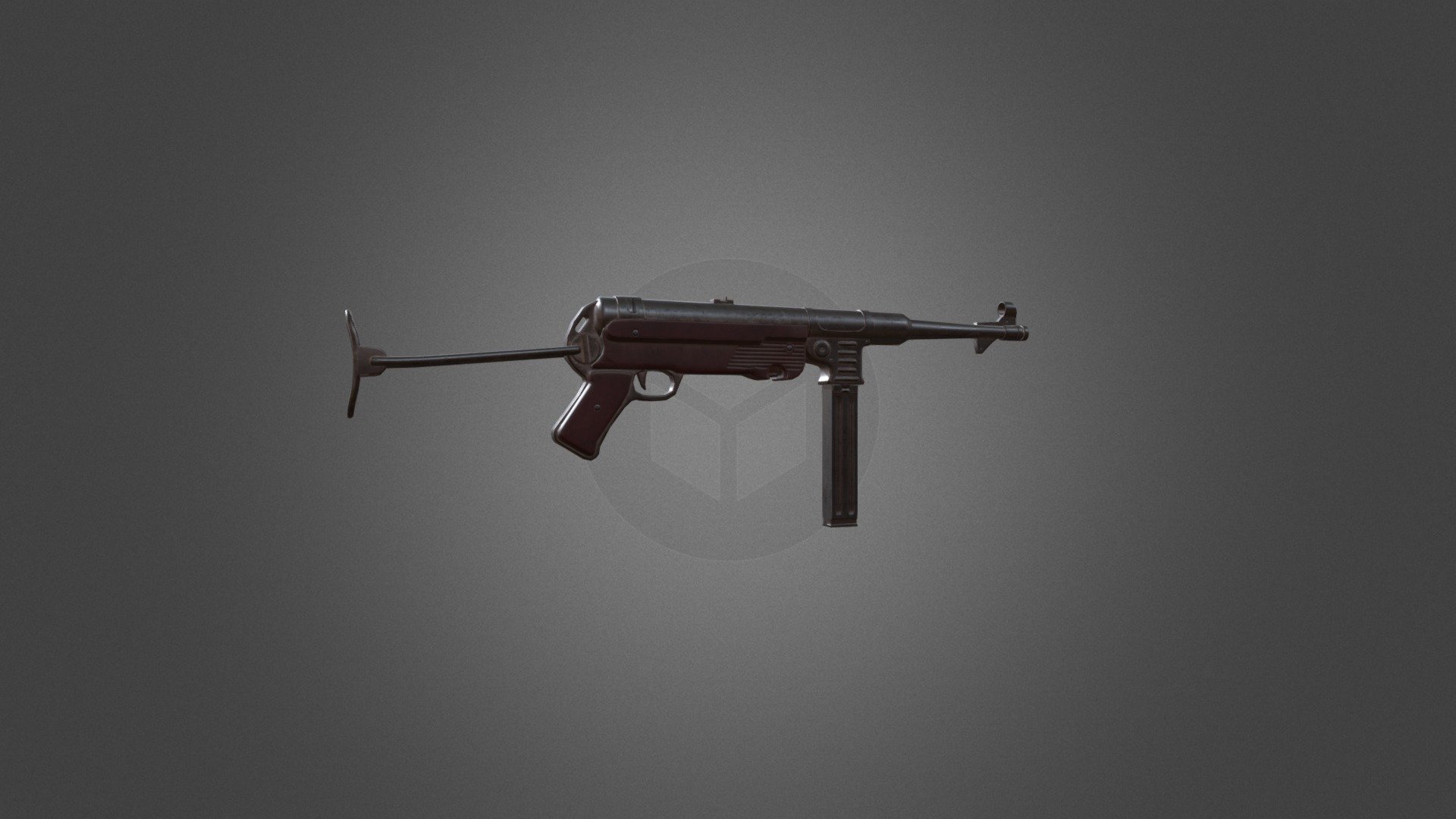 MP40 Submachine Gun - 3D model by JakobWoods [a291017] - Sketchfab