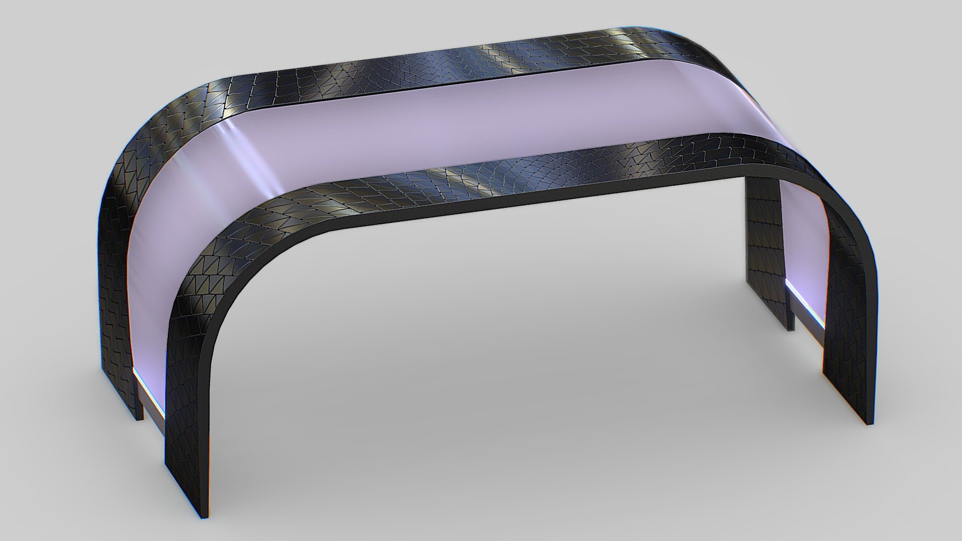 Carbon Titanium Sci-Fi Table - Buy Royalty Free 3D model by 3Dee ...