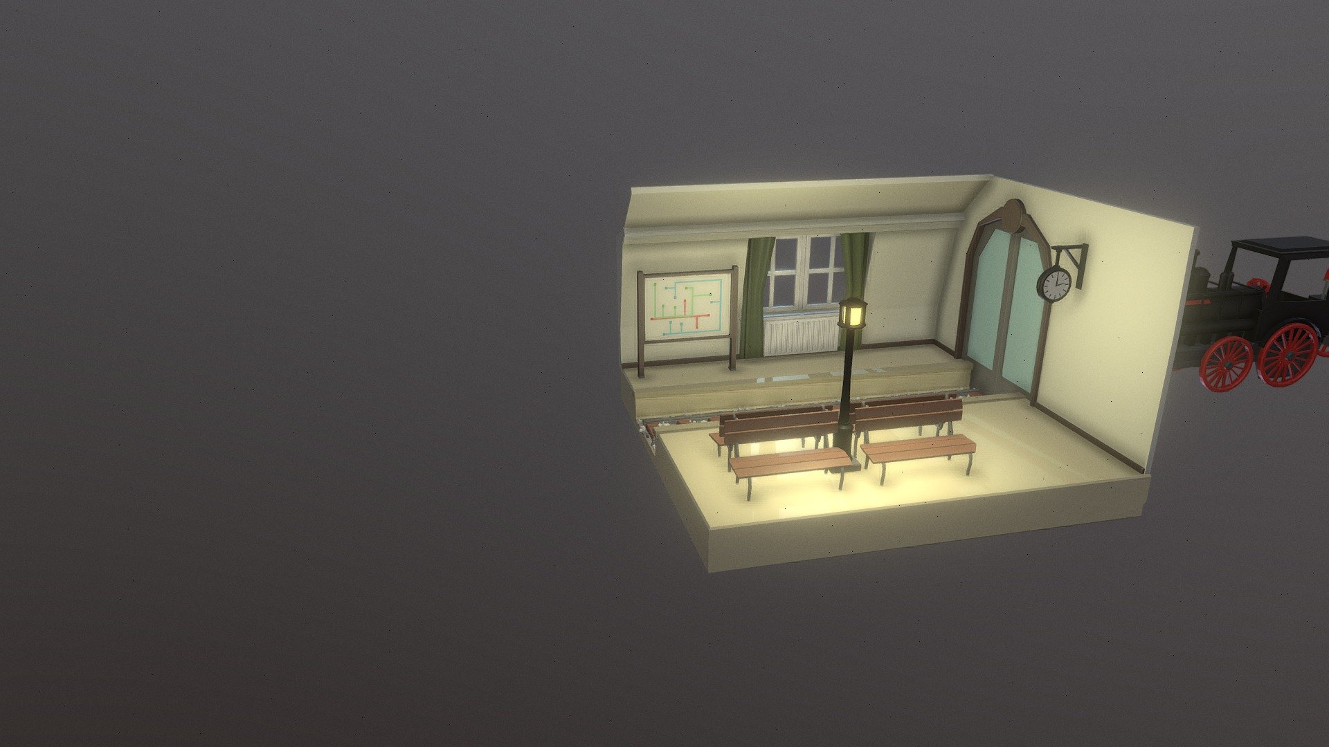 My room project - 3D model by ThijmenH25 [a292ade] - Sketchfab