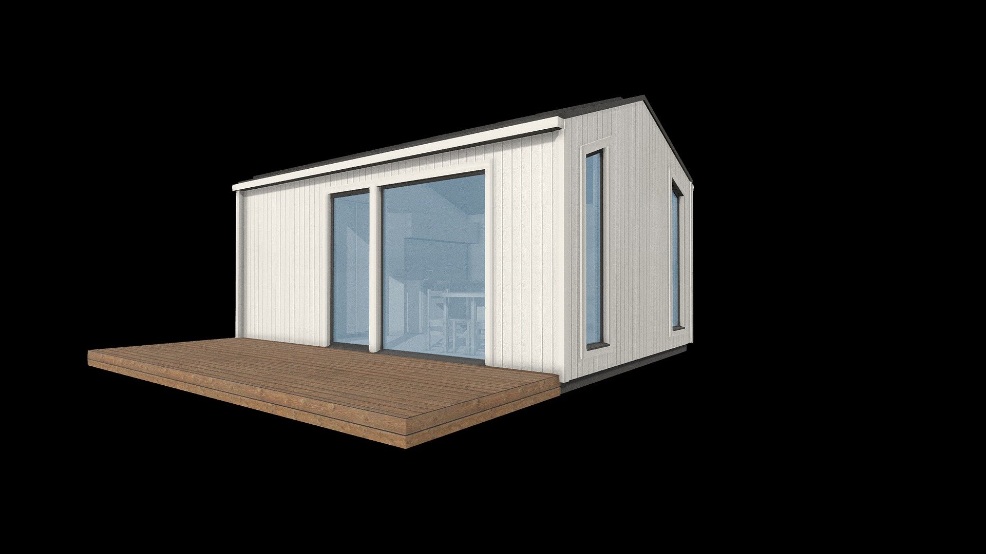 Cabin 3 - 3D model by roometr [a2936e5] - Sketchfab