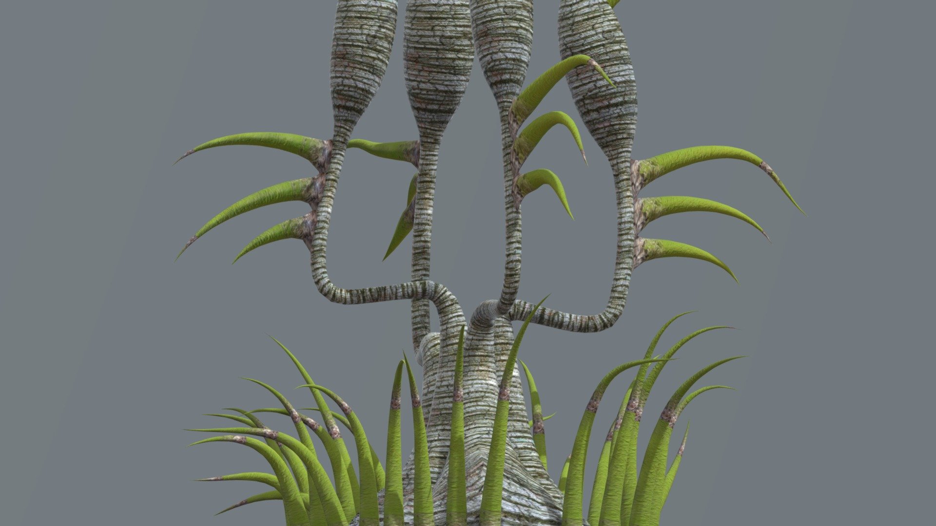 OTYMA - THE ALIEN PLANT WITH ANIMATION - Buy Royalty Free 3D model by ...