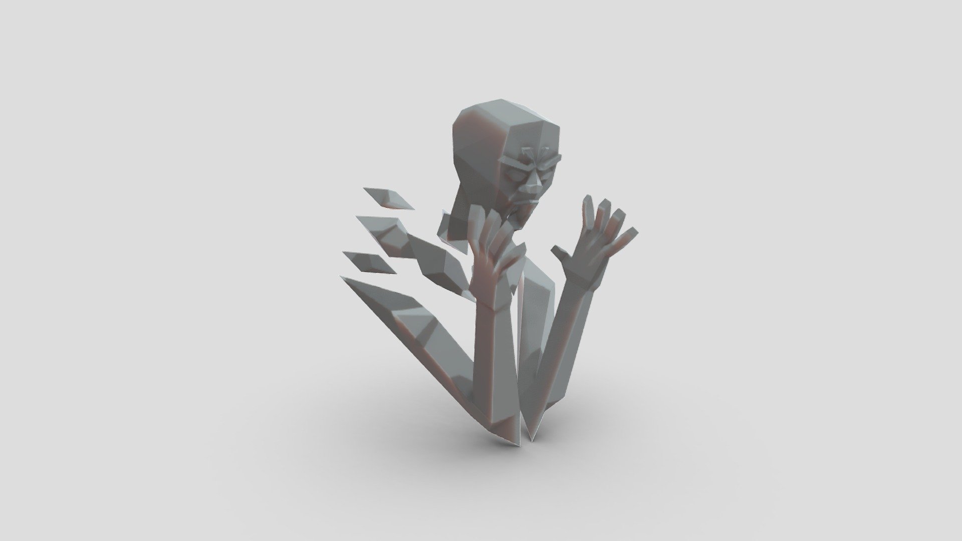 Vicetober 003 Rage - 3D model by Chaitanya Krishnan (@chaitanyak ...