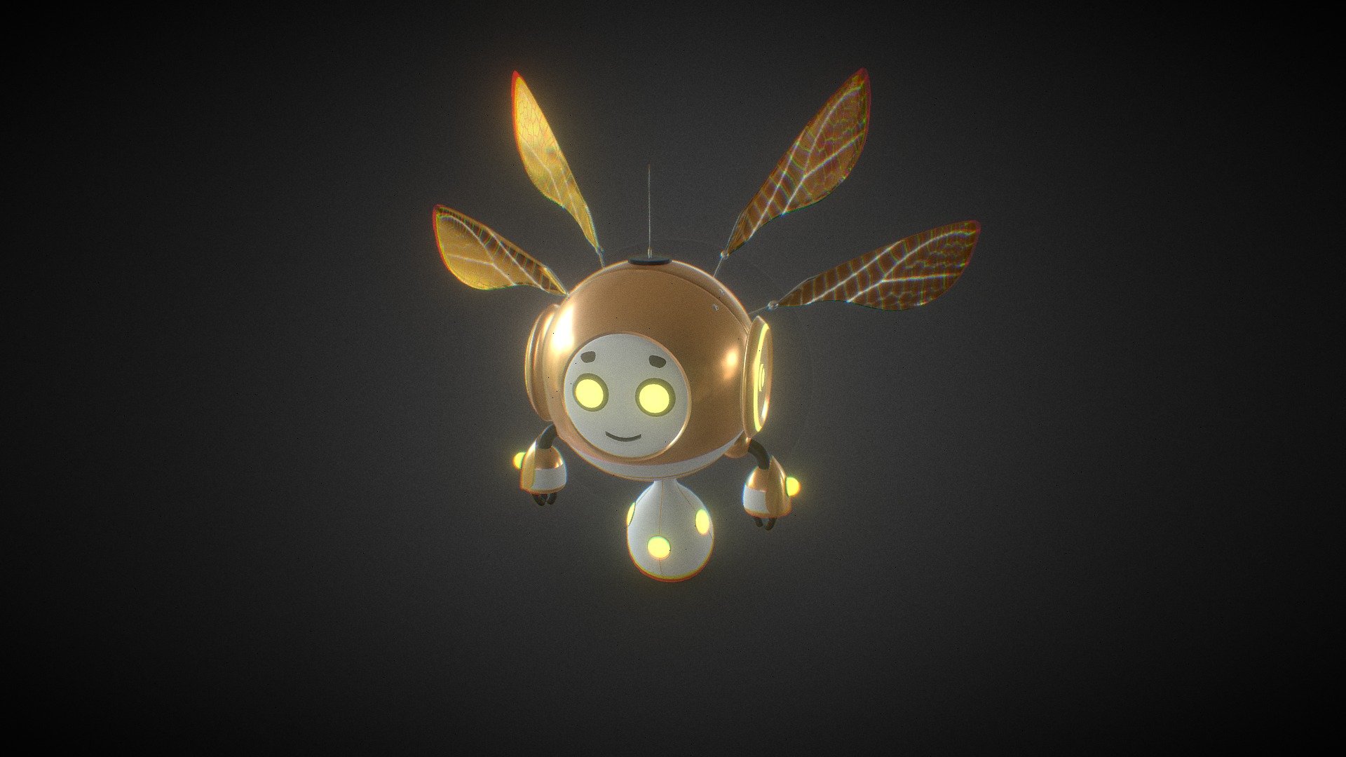 Flying Robot - Buy Royalty Free 3D model by wingstech.3d [a2982fa ...