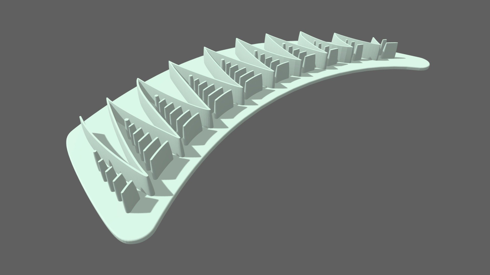 Green Dinosaur Teeth - 3D model by deschenes.phil [a298570] - Sketchfab