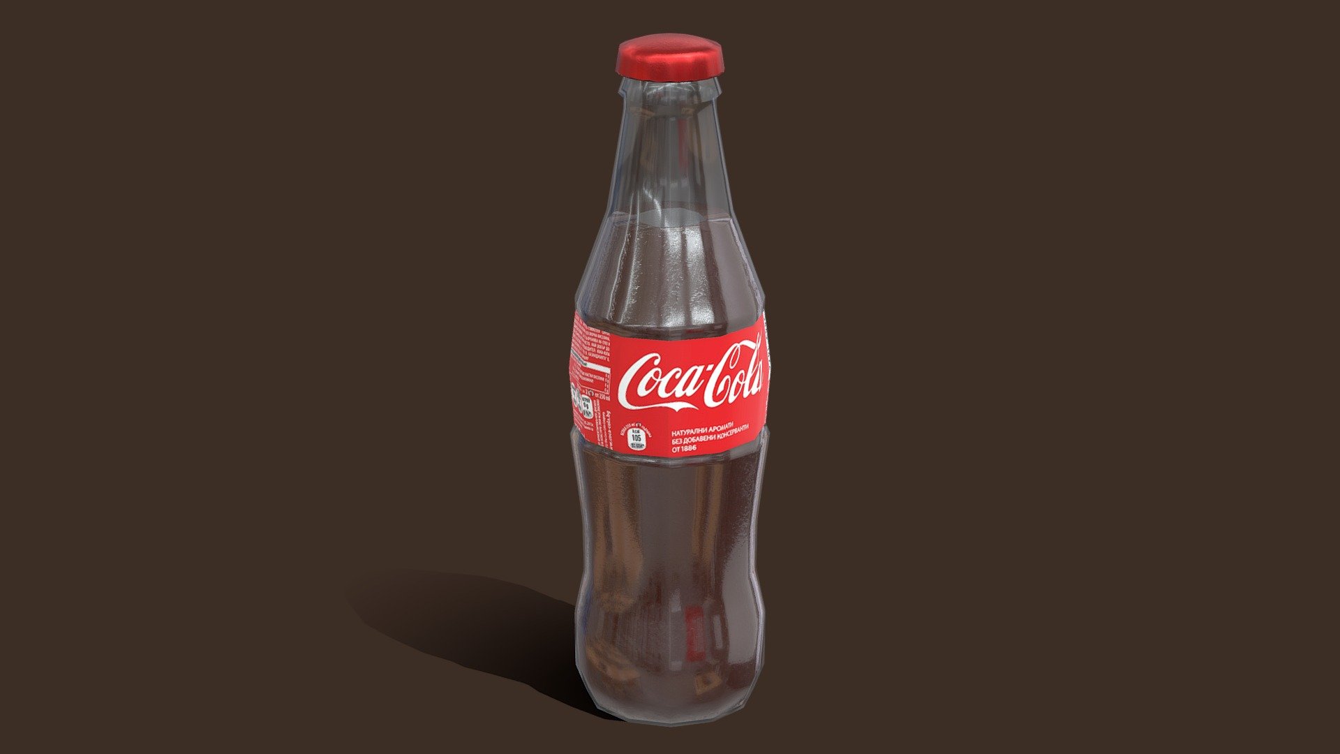 Glass of Coca Cola - 3D model by Aidan Brown (@aidbro) [a29a204 ...