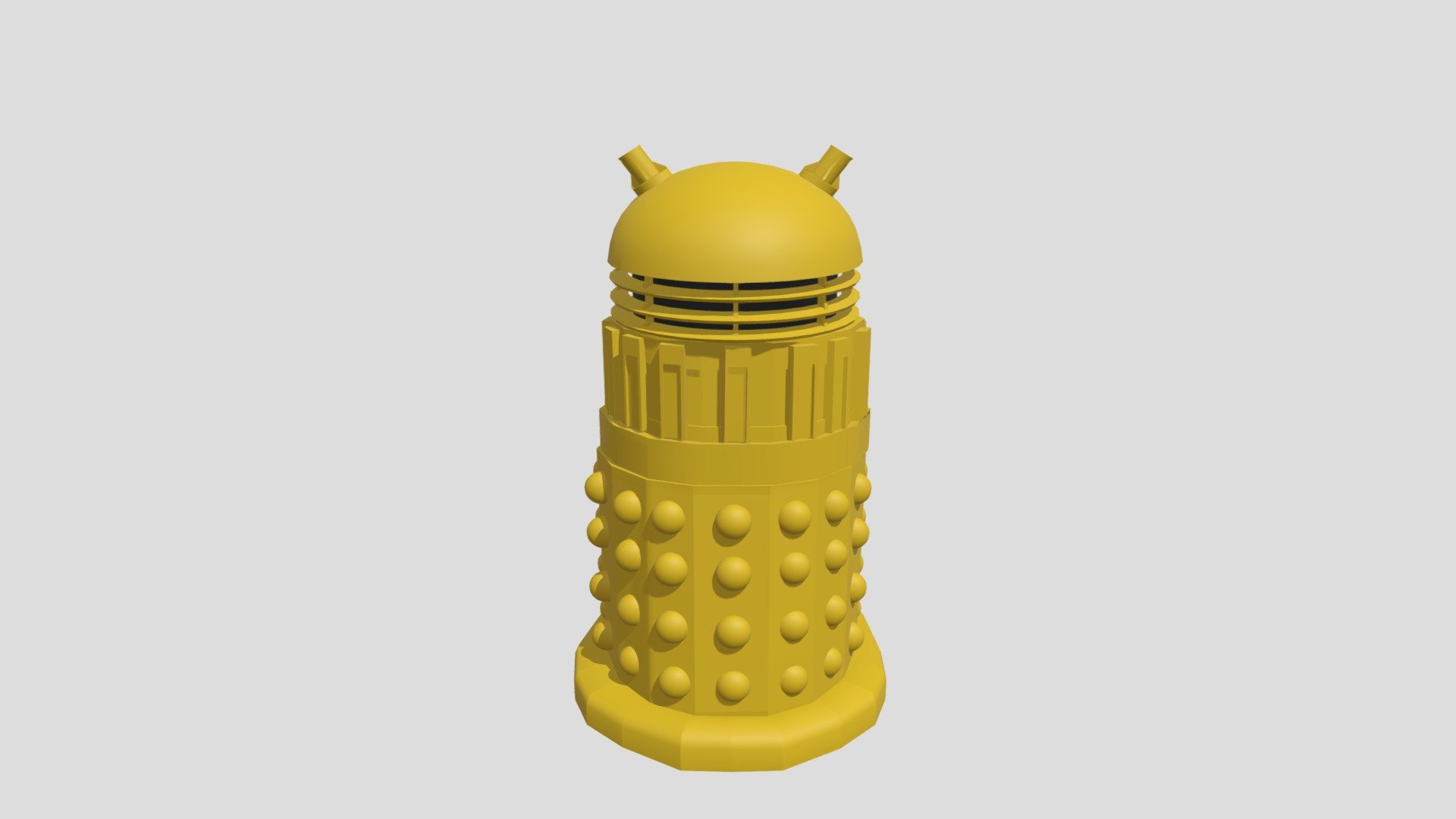 Dalek - 3D model by theadstir46 [a29a876] - Sketchfab