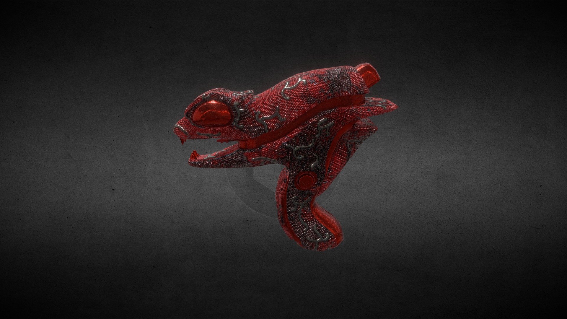 Organic Alien Snake Gun Mock up - 3D model by PabloPonce [a29add1 ...