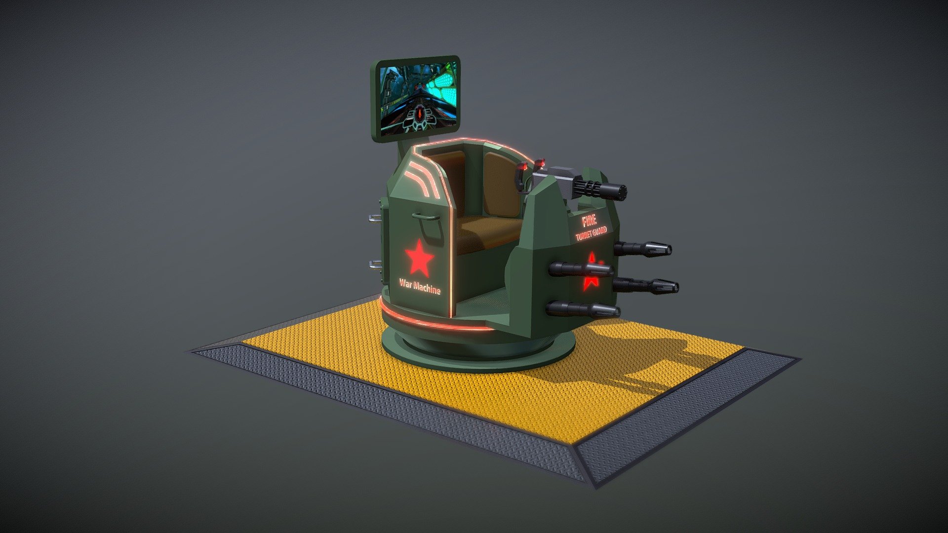 VR Game Station ( FIRE Support ) - 3D model by Sergo_CRAFTSMAN [a29b40d ...