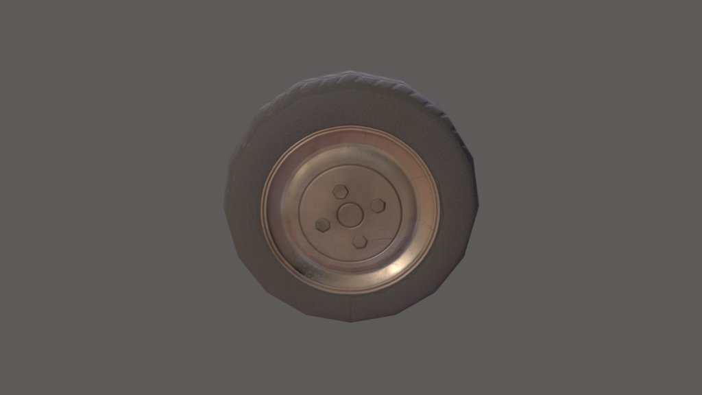 Low Poly Tire with PBR textures - 3D model by Mizukitt [a29c28f ...