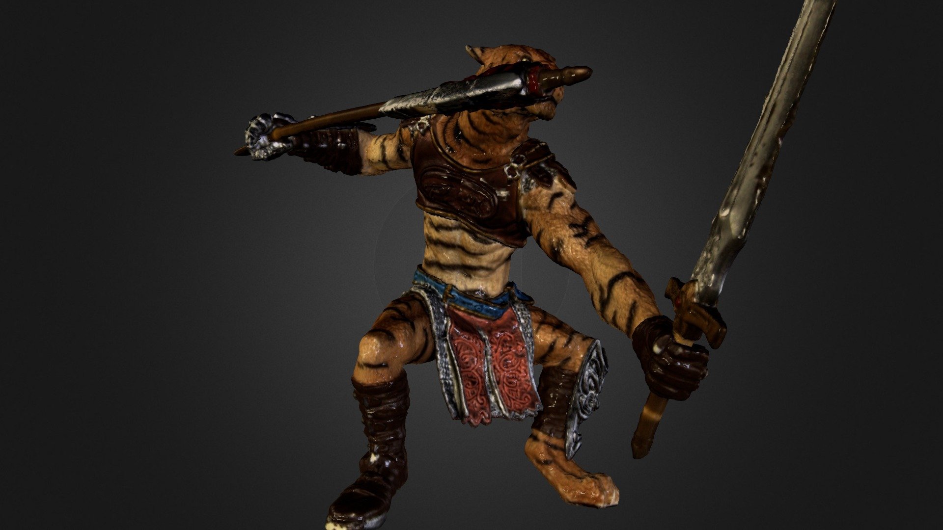 Tiger Fighter - 3D model by DenisGribanov [a29c3c8] - Sketchfab