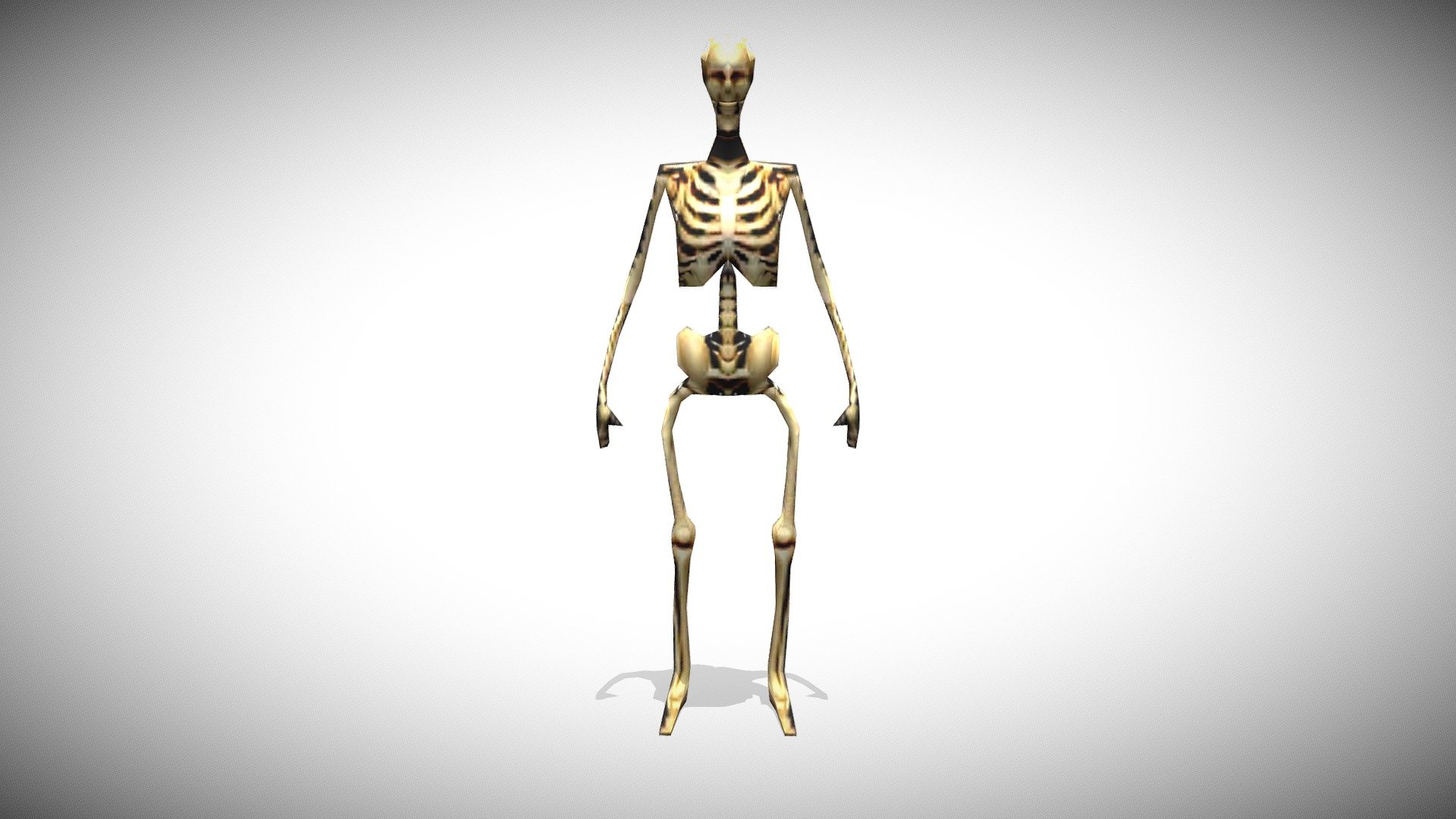 skeleton psx lowpoly - Download Free 3D model by HappyFrog ...