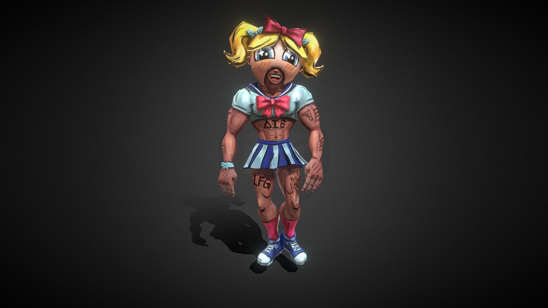 Buff Frat bro!!! - 3D model by jonasma0628 [a29e796] - Sketchfab