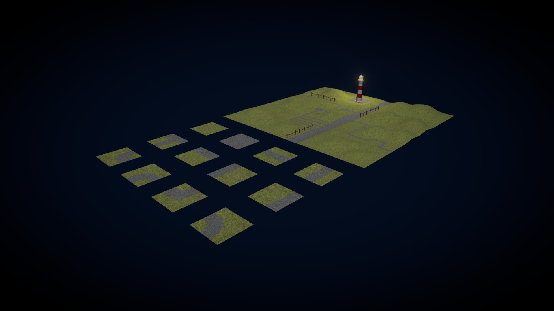 Lanscape Maps - 3D model by Anjellyca Ng (@AnjellycaNg) [a29f0fb ...