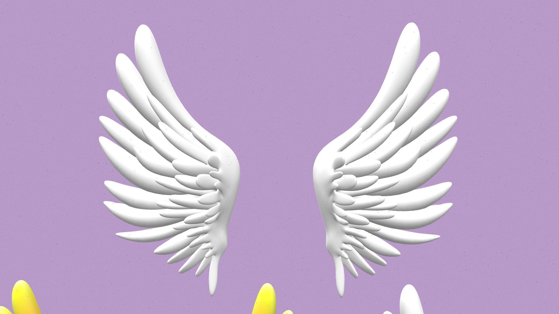 Stylized Angel Wings #3 (rigged) - Buy Royalty Free 3D model by ahingel ...