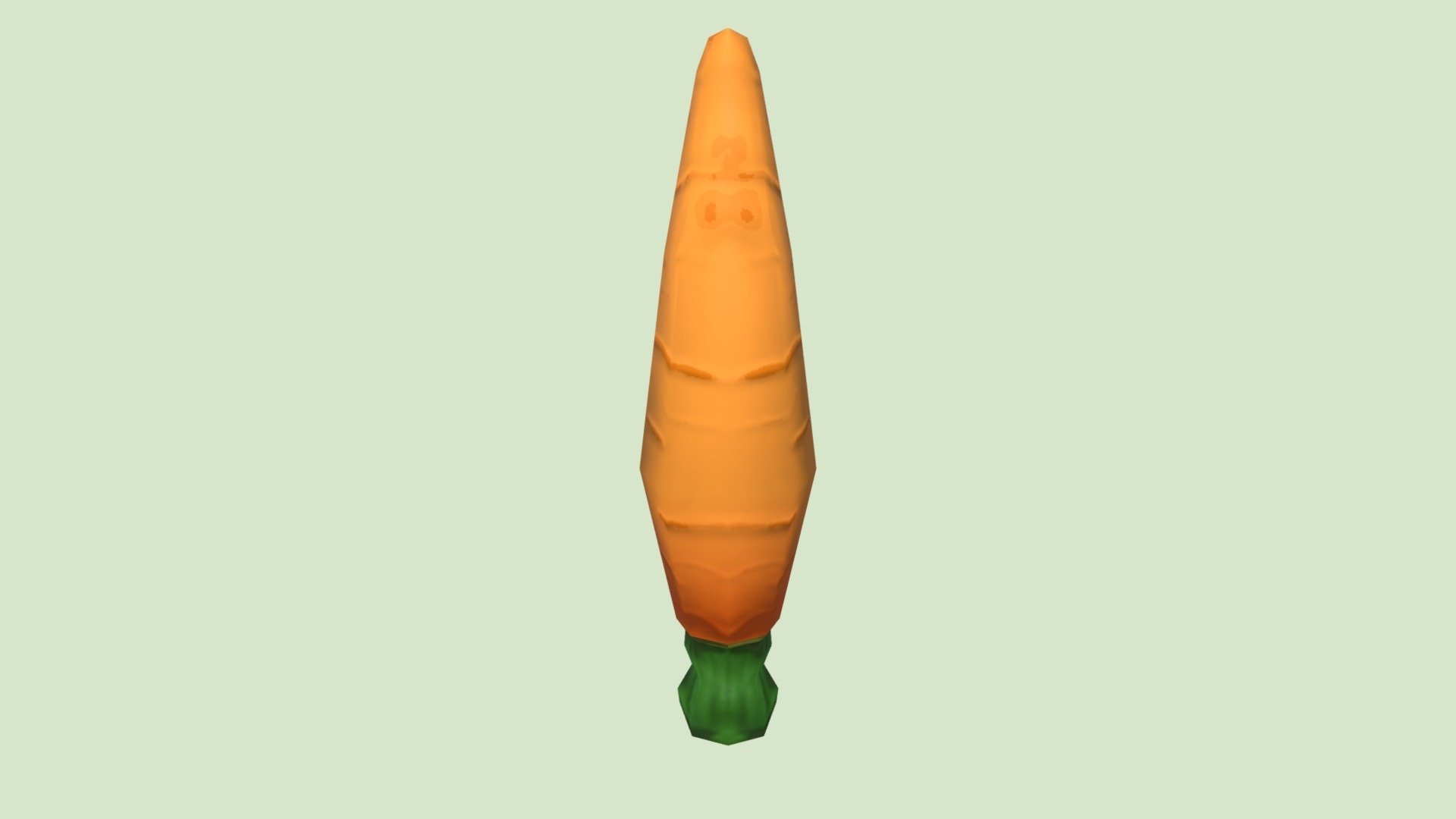 Stylized carrot - 3D model by fl4sh [a2a1924] - Sketchfab