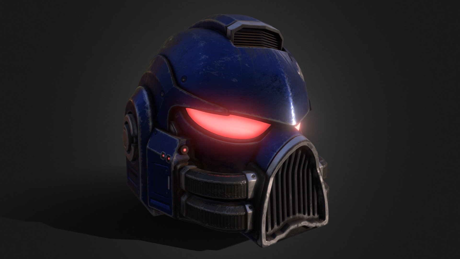 Space Marine Helmet Warhammer 40000 - Download Free 3D model by ...