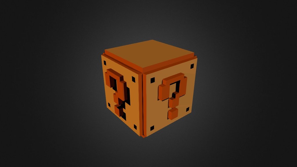 Question Block - 3D model by Jonas_Rains (@jonas_rains_models) [a2a1d05 ...
