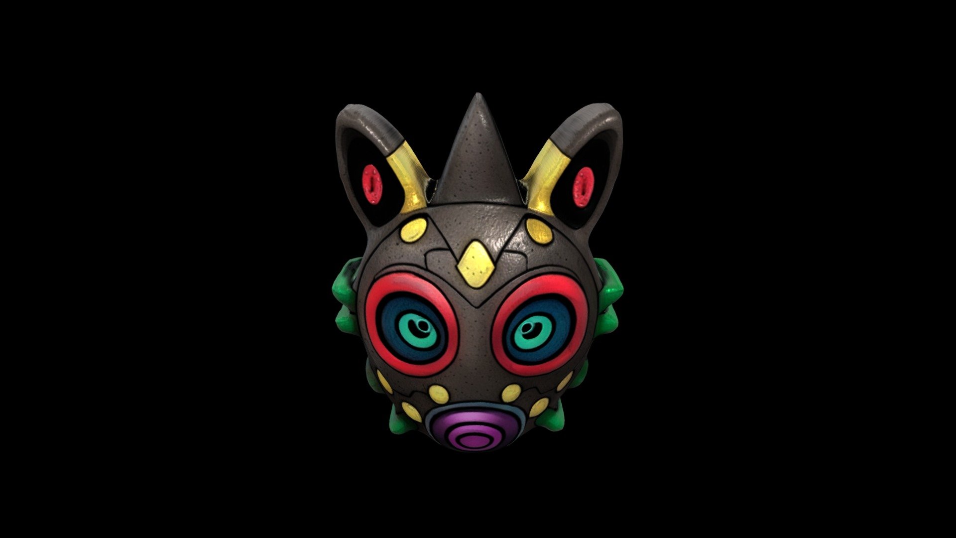 Happy Mask 453 - Download Free 3D model by klrxyz [a2a25ad] - Sketchfab