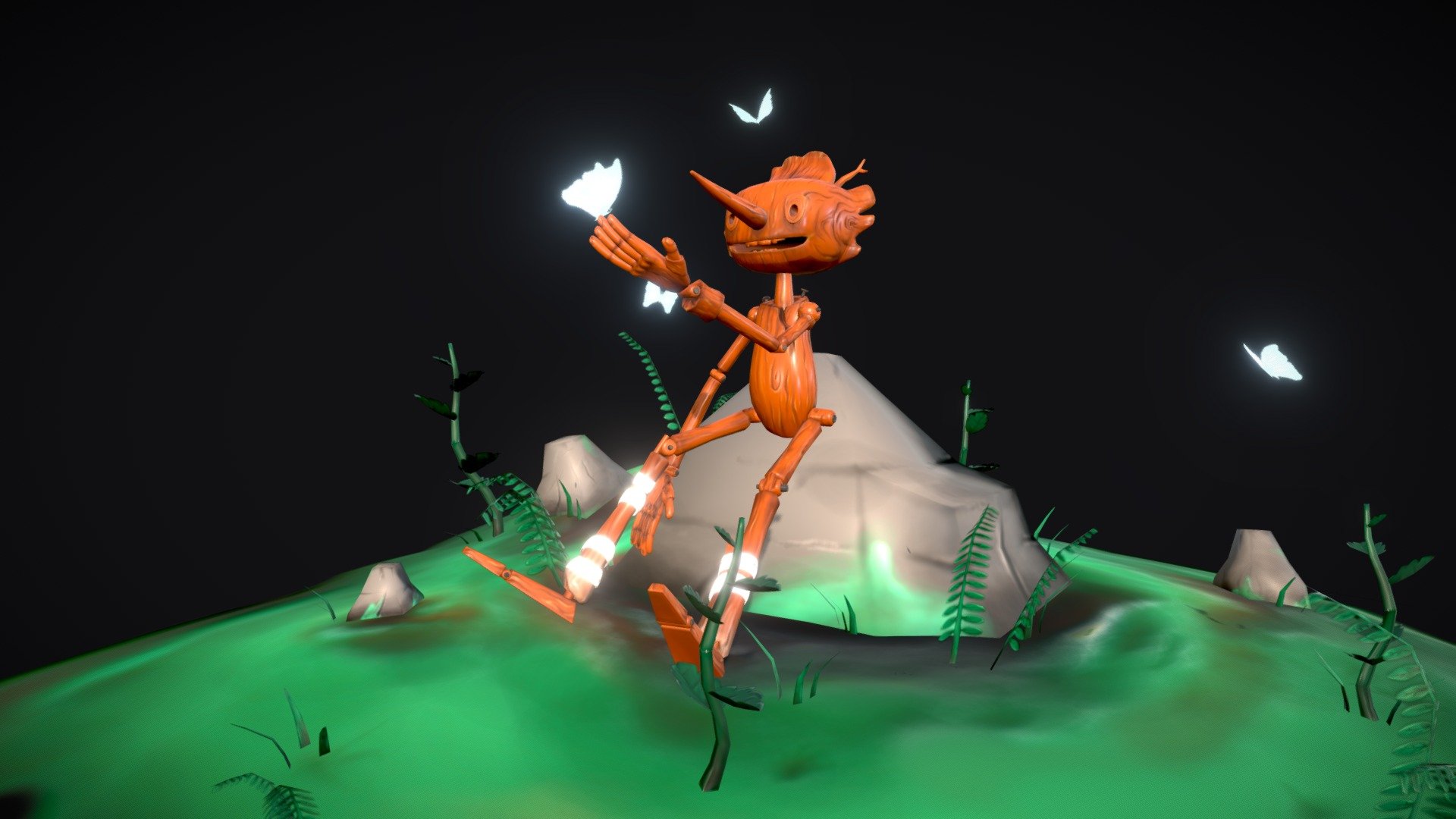 Pinocchio - 3D model by NicolasCruzT [a2a266f] - Sketchfab