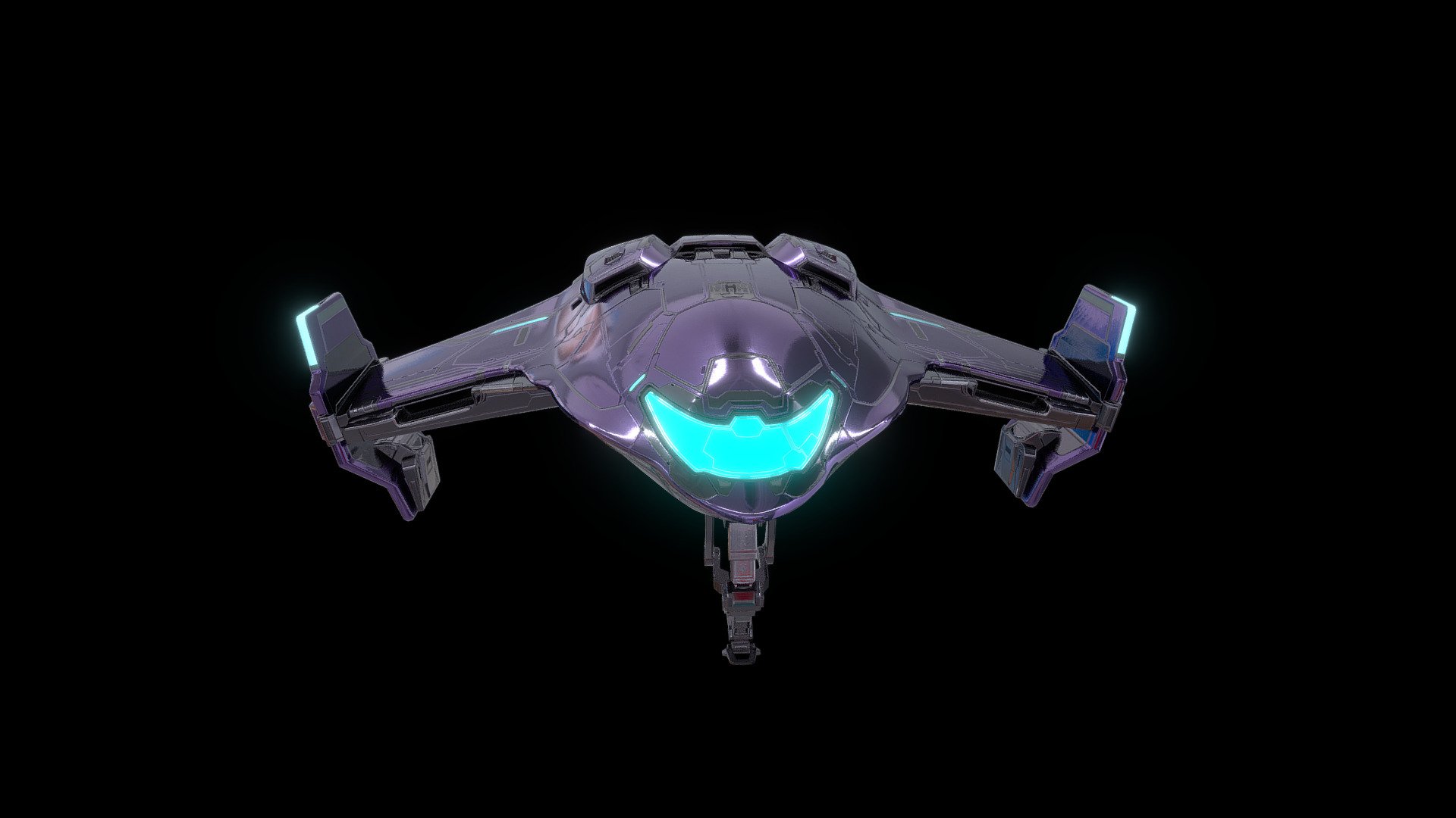 Purple Ship - Download Free 3D model by jameslucino117 [a2a2c7f ...