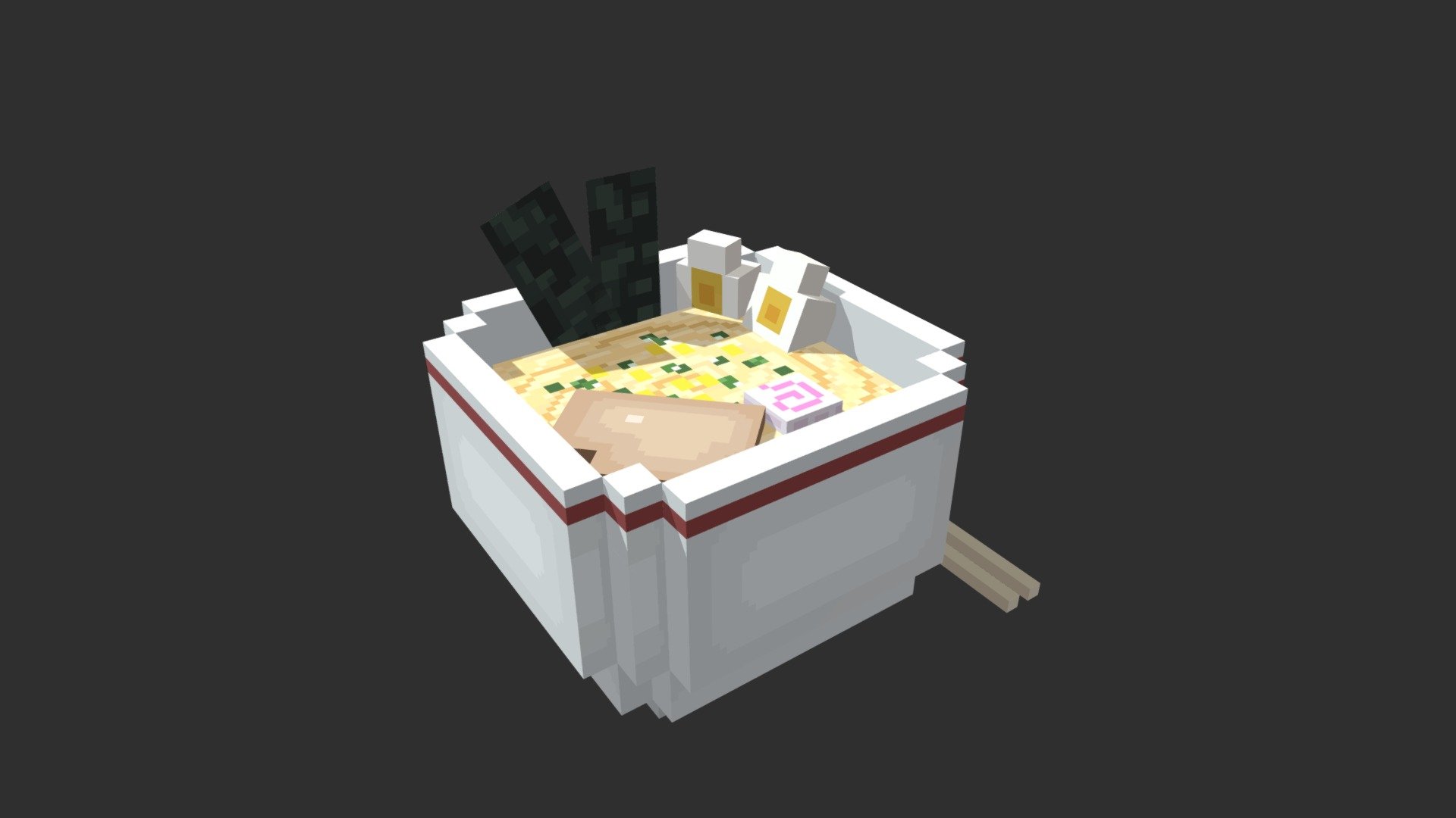 Ramen - Download Free 3D model by Monster (@wearemonsters) [a2a5041 ...