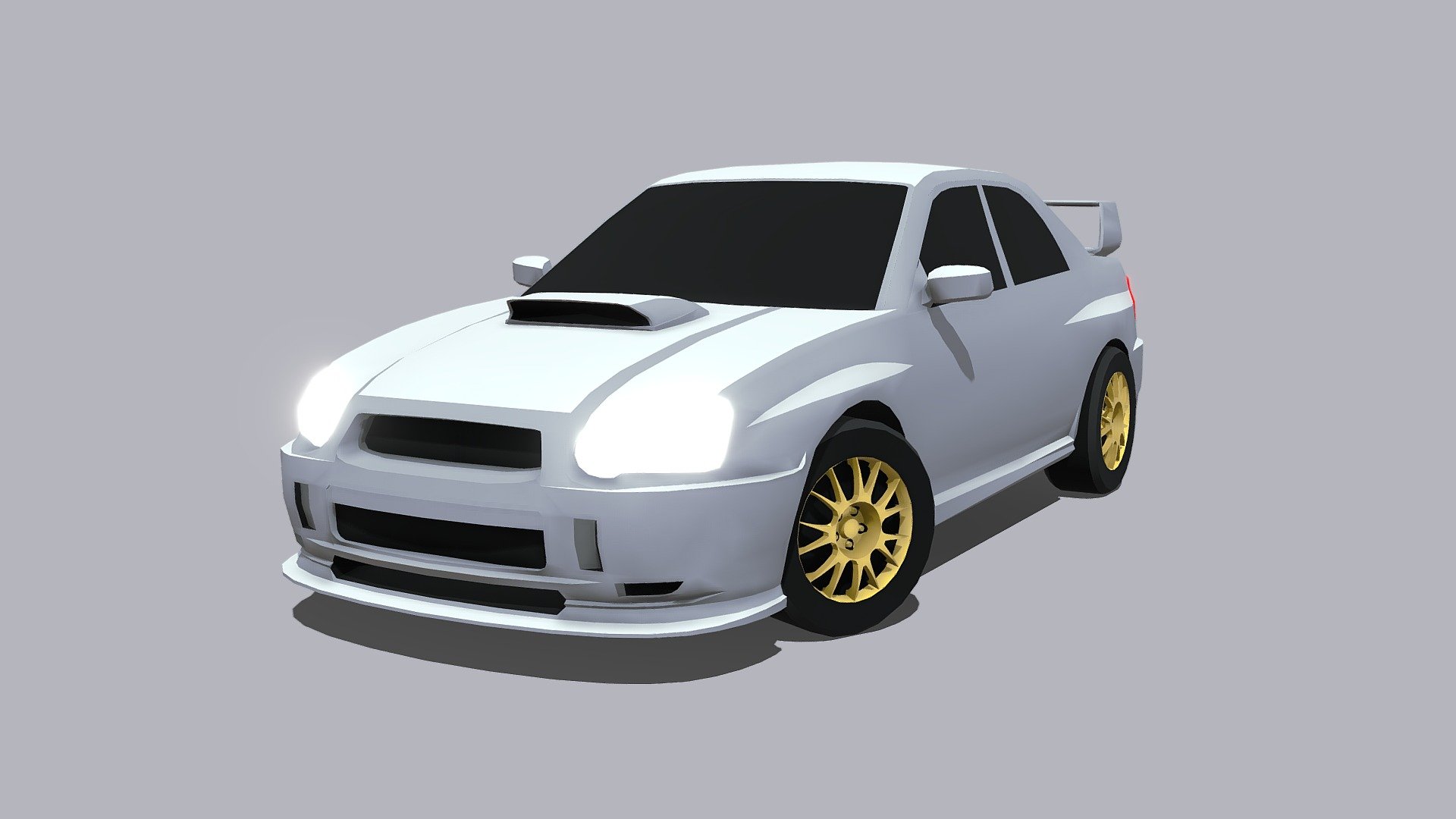 STYLIZED: Subaru WRX STI Drift Car - 3D model by BearInteractive ...