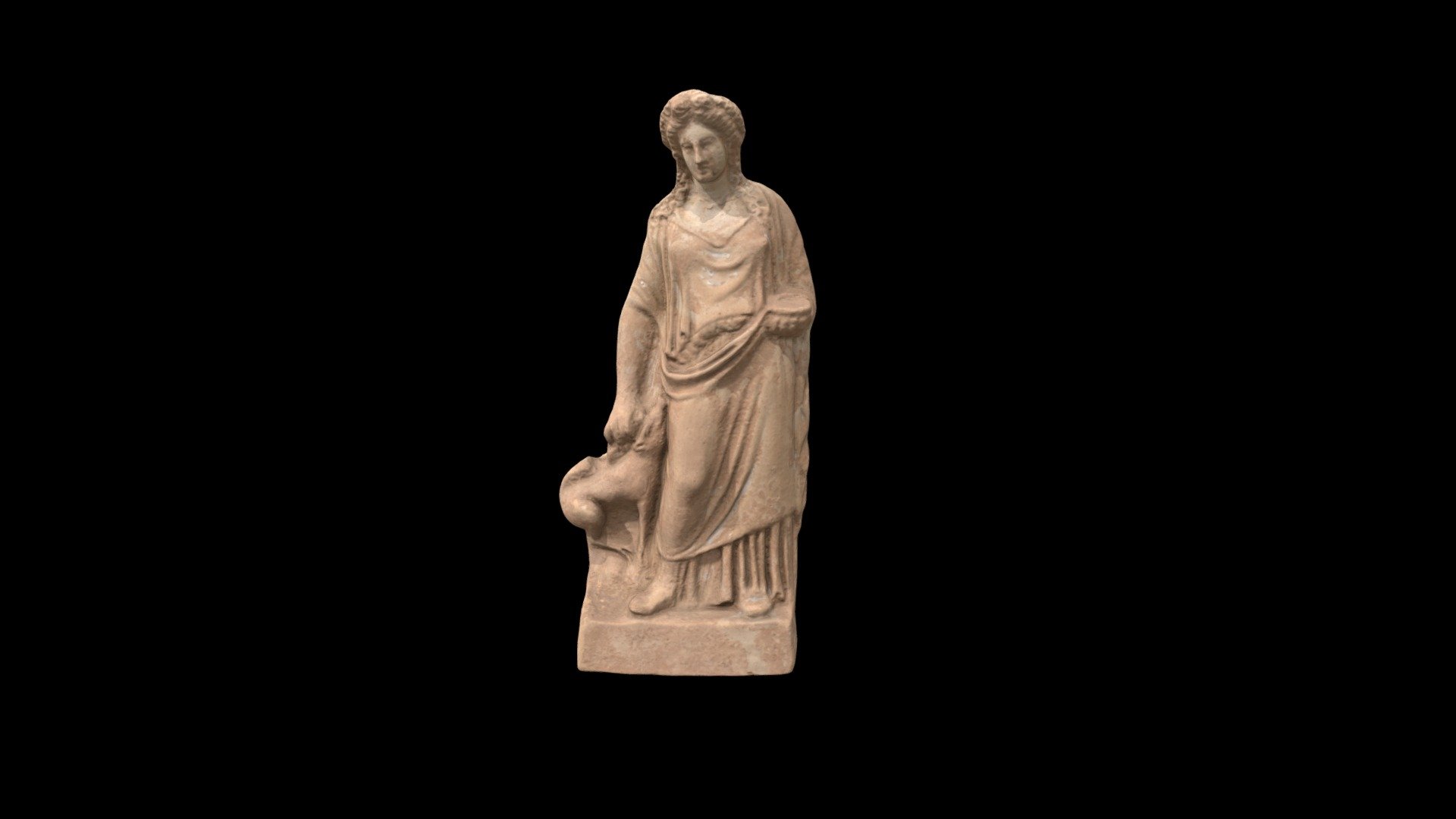 1926.521 Figurine Of Demeter With Pig - Download Free 3D model by ...