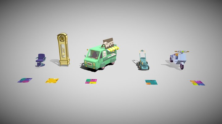 Homework 3D models - Sketchfab