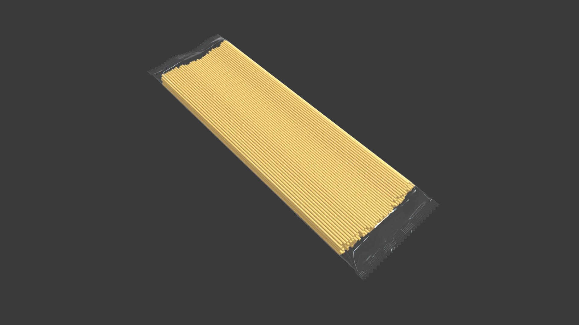 Pasta spaghetti package transparent - 3D model by HQ3DMOD (@AivisAstics ...