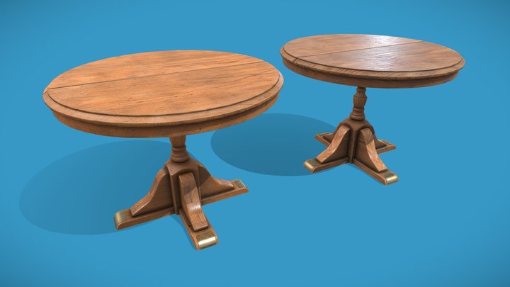 Round-table 3D models - Sketchfab