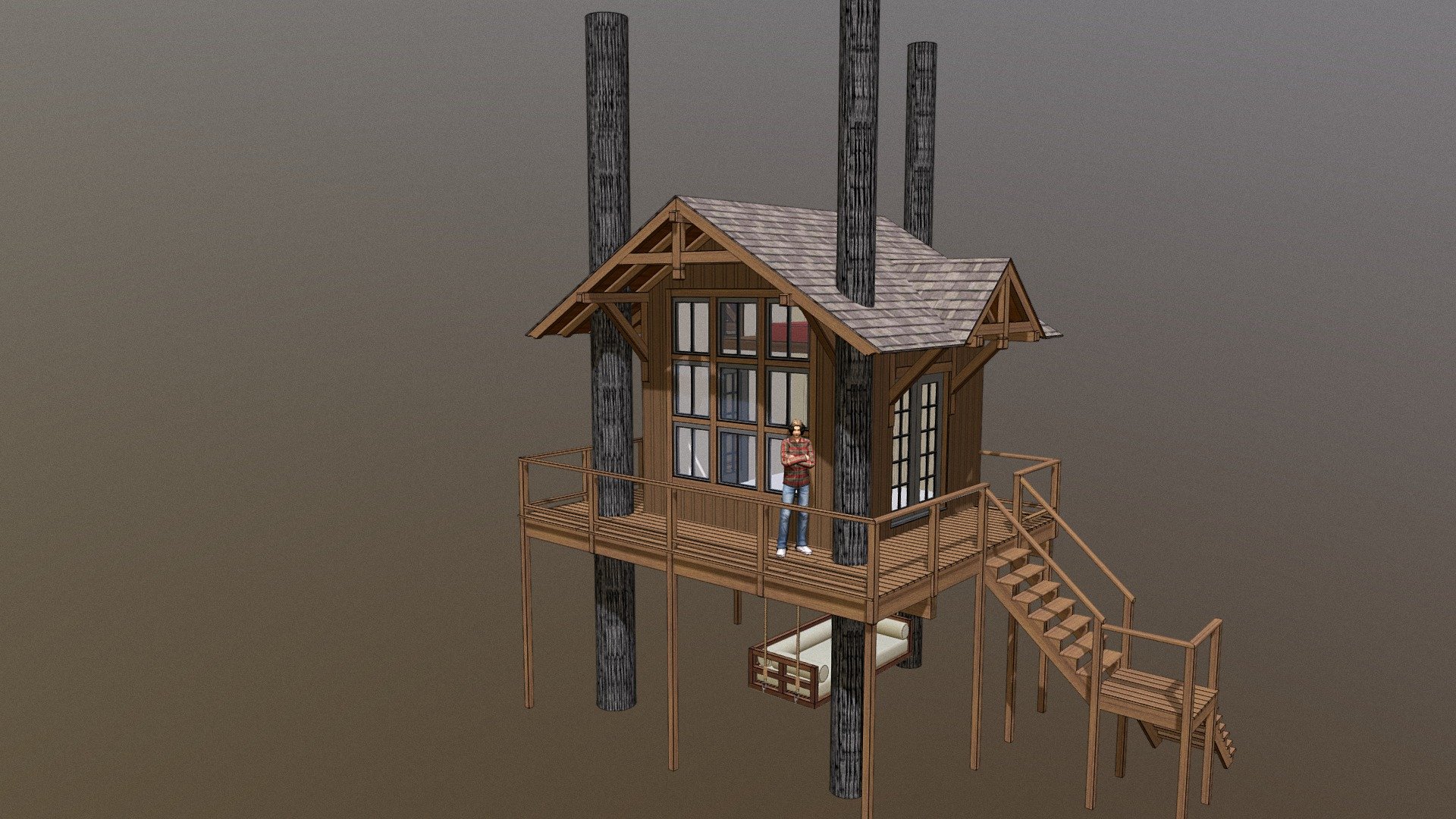Tree House 2020 - 3D model by tomnei [a2a69c8] - Sketchfab