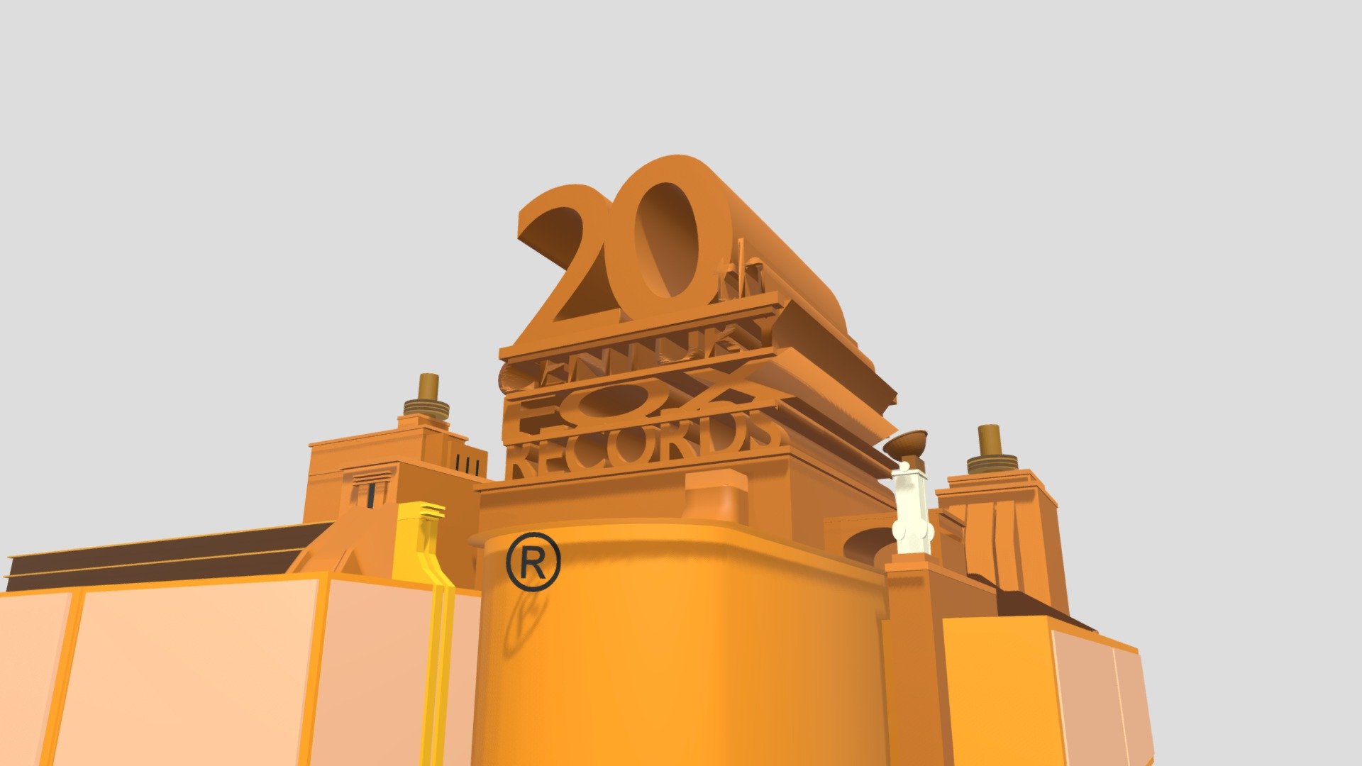 20th Century Fox Records logo remake 1978 - Download Free 3D model by ...