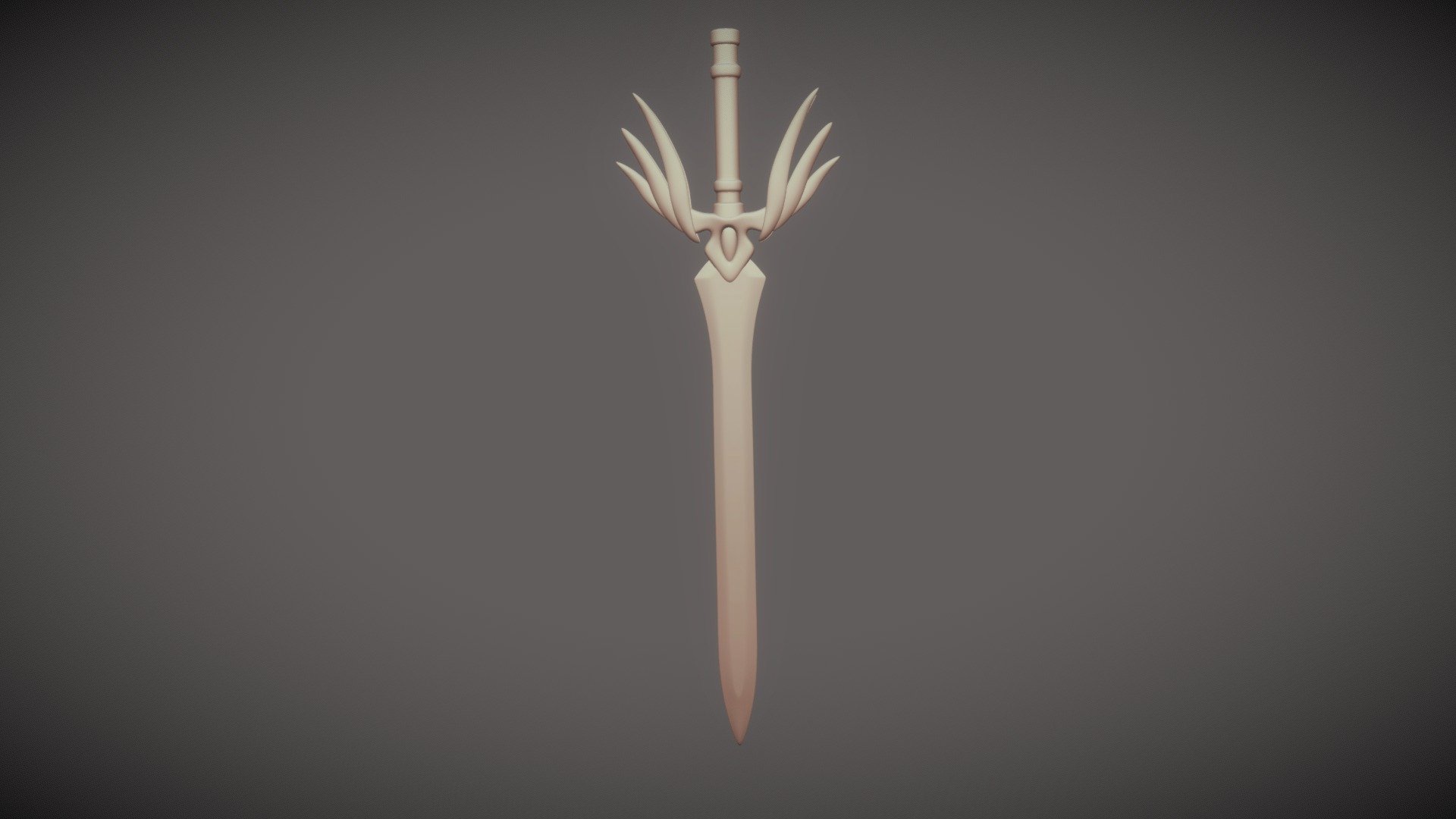 Angel Wing Sword - 3D model by FluffySky [a2a943b] - Sketchfab