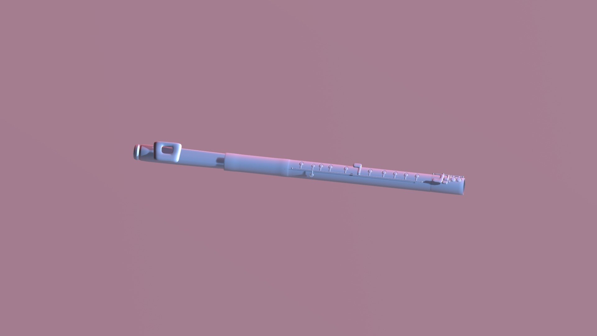Flute - 3D model by firestarbestfriend [a2aa917] - Sketchfab